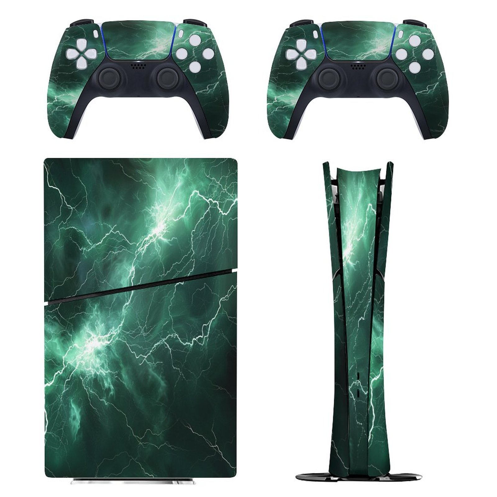 Lightning Colorful PS5/PS5 Pro/PS5 Slim Digital Disc Skin Sticker For ...