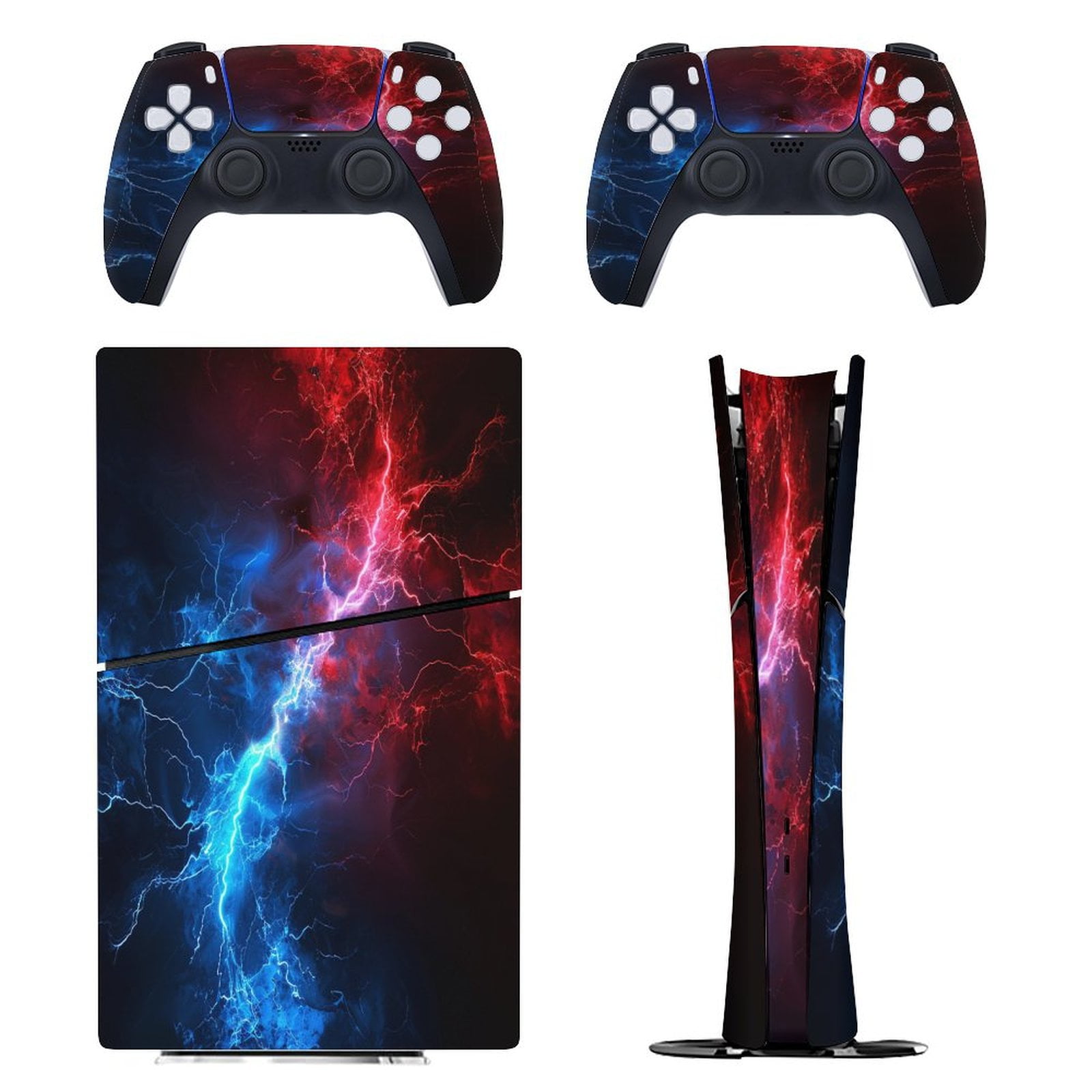 Lightning Colorful PS5/PS5 Pro/PS5 Slim Digital Disc Skin Sticker For ...