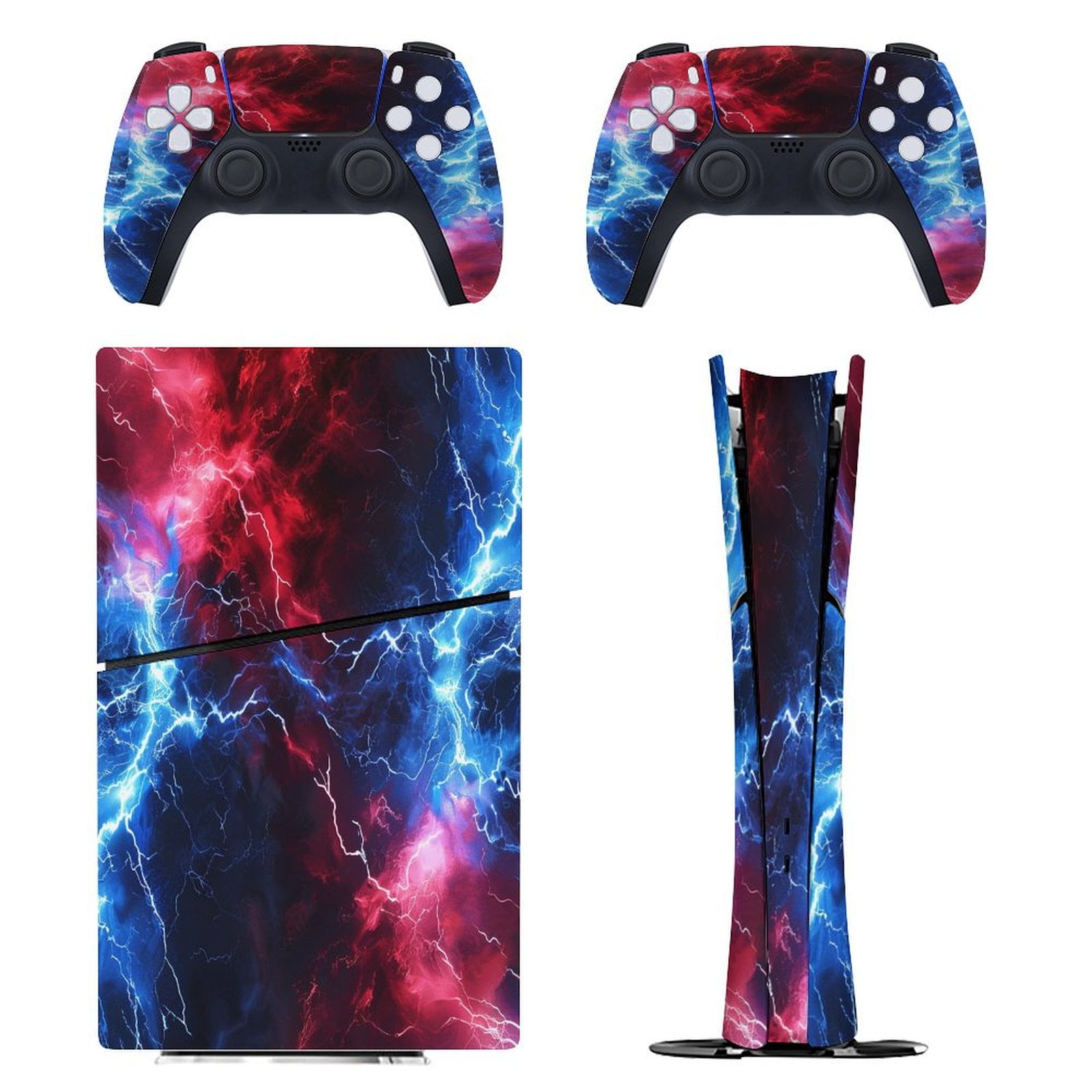 Lightning Colorful PS5/PS5 Pro/PS5 Slim Digital Disc Skin Sticker For ...