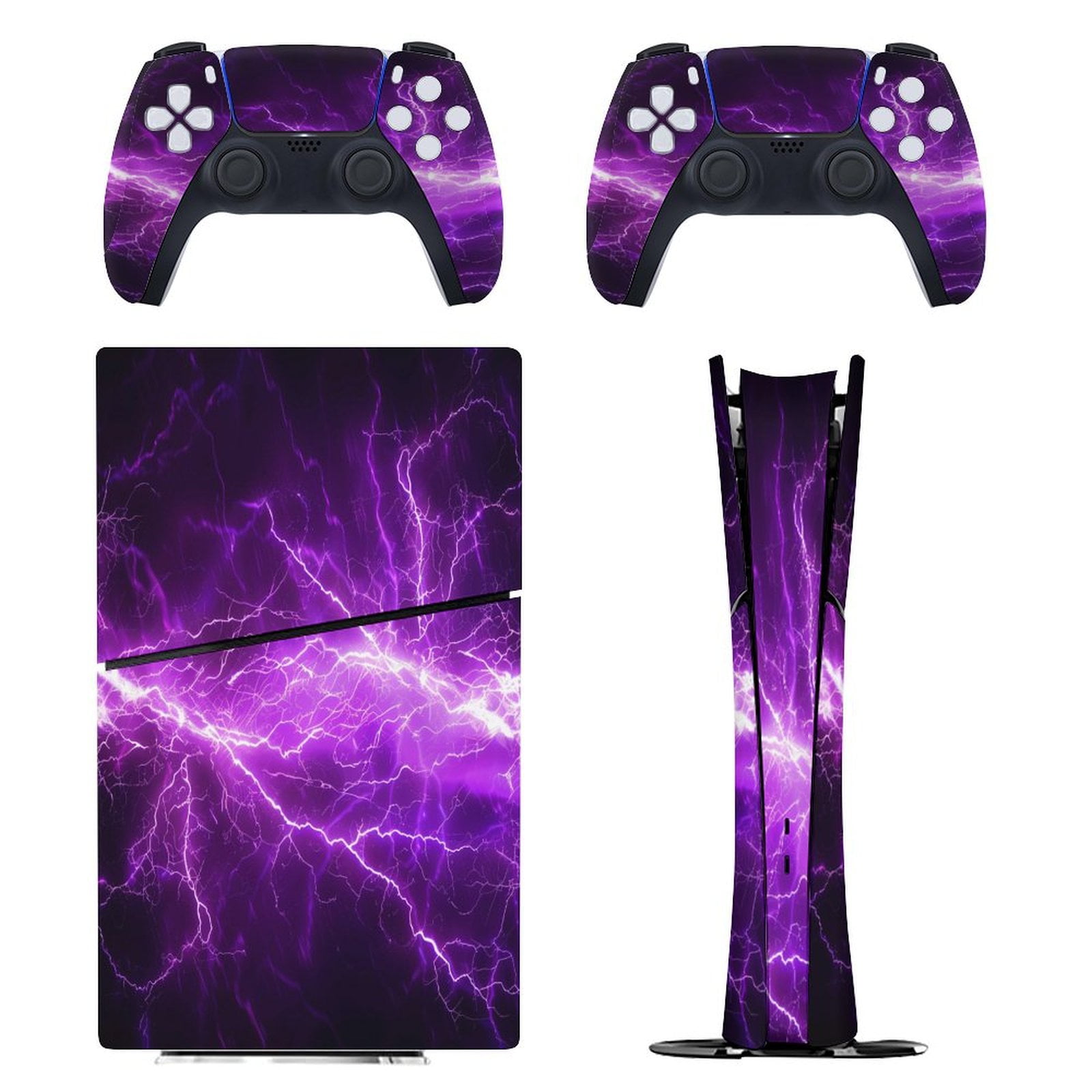 Lightning Colorful PS5/PS5 Pro/PS5 Slim Digital Disc Skin Sticker For ...