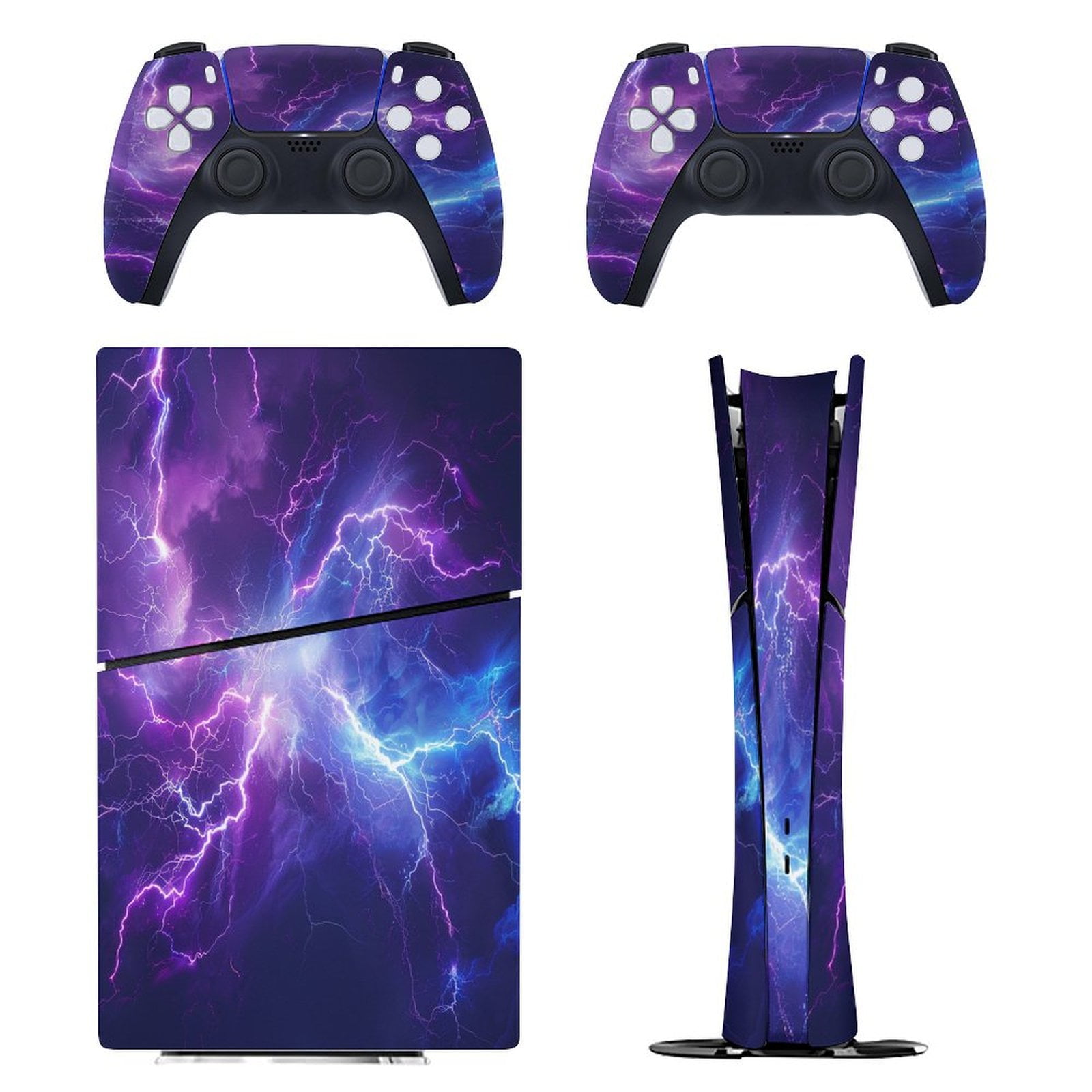Lightning Colorful PS5/PS5 Pro/PS5 Slim Digital Disc Skin Sticker For ...