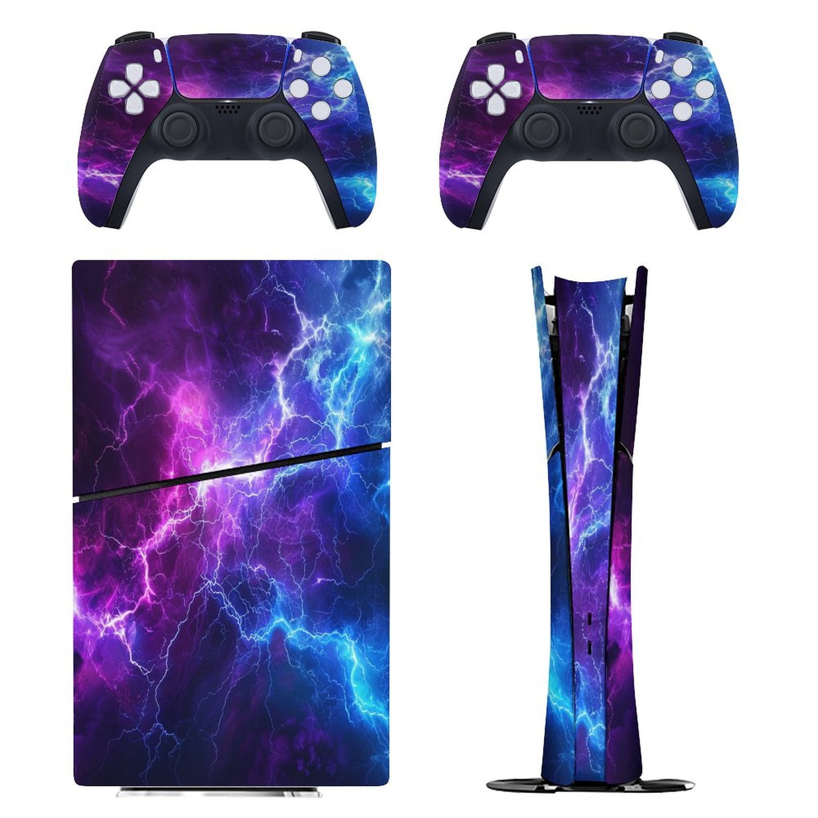 Lightning Colorful PS5/PS5 Pro/PS5 Slim Digital Disc Skin Sticker For ...