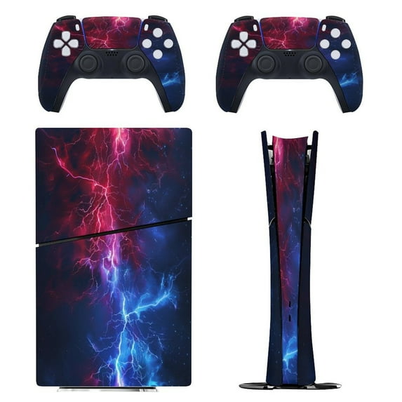 Lightning Colorful PS5/PS5 Pro/PS5 Slim Digital Disc Skin Sticker For ...