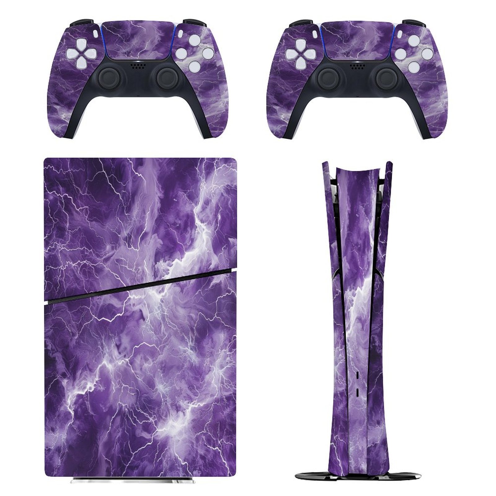 Lightning Colorful PS5/PS5 Pro/PS5 Slim Digital Disc Skin Sticker For ...