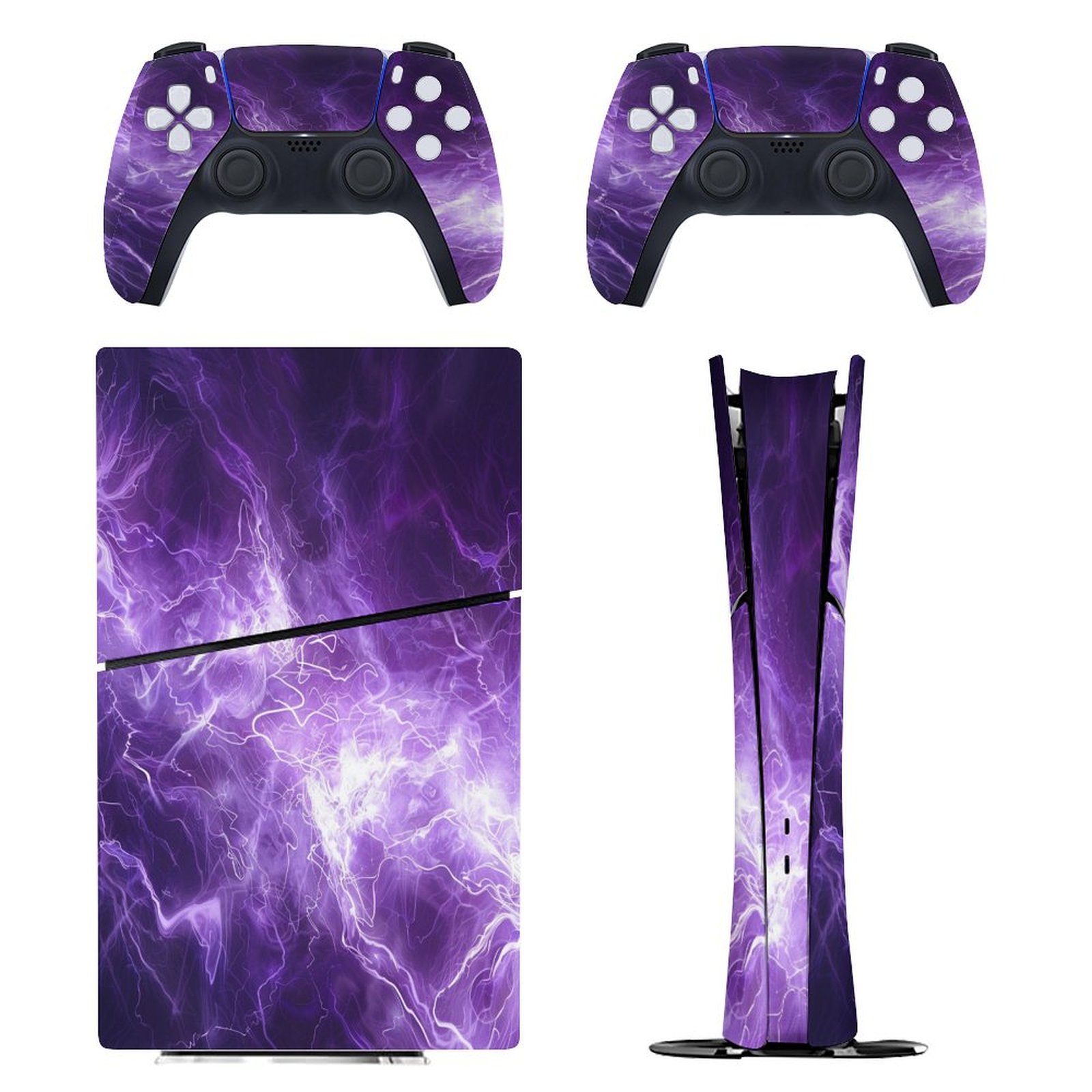 Lightning Colorful PS5/PS5 Pro/PS5 Slim Digital Disc Skin Sticker For ...