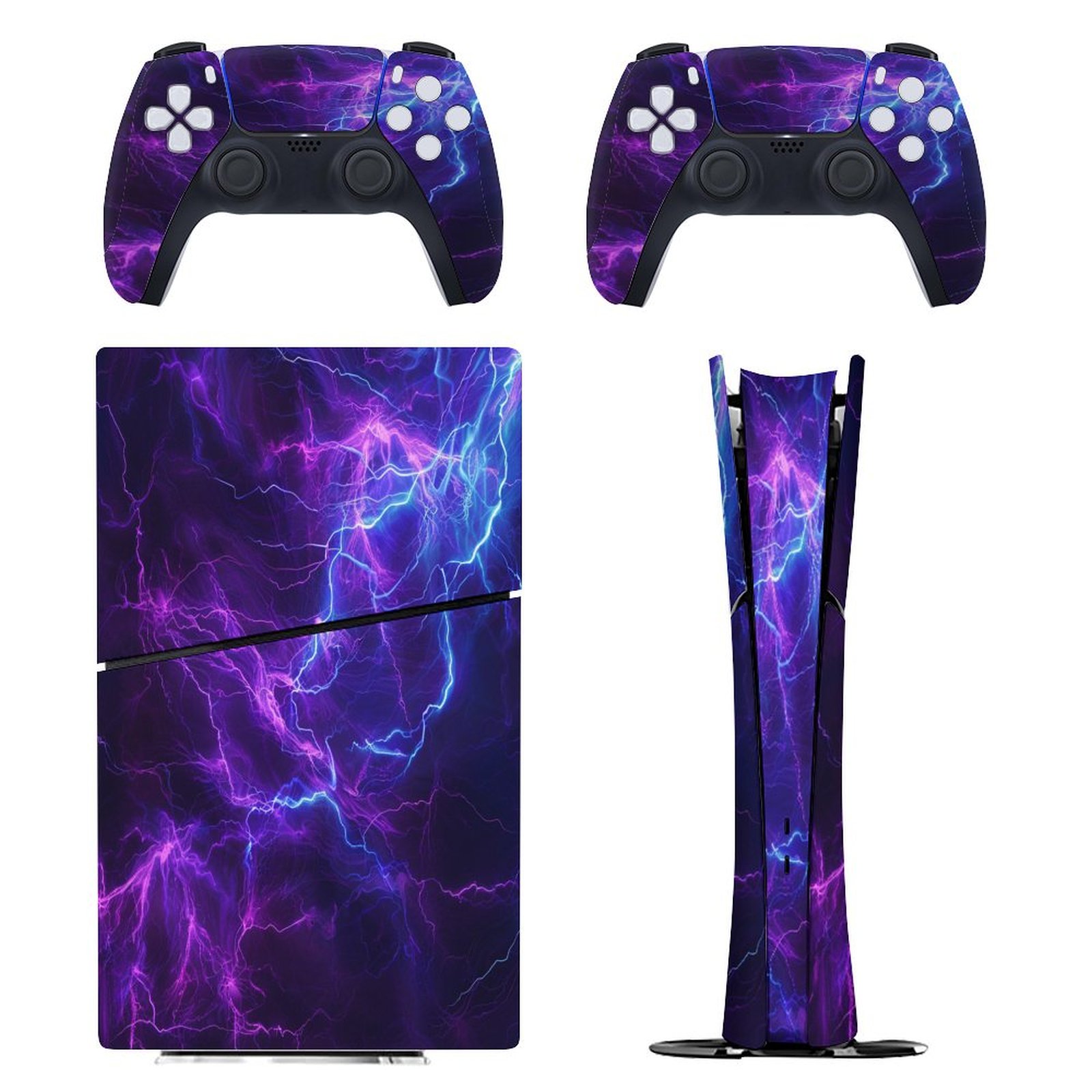 Lightning Colorful PS5/PS5 Pro/PS5 Slim Digital Disc Skin Sticker For ...