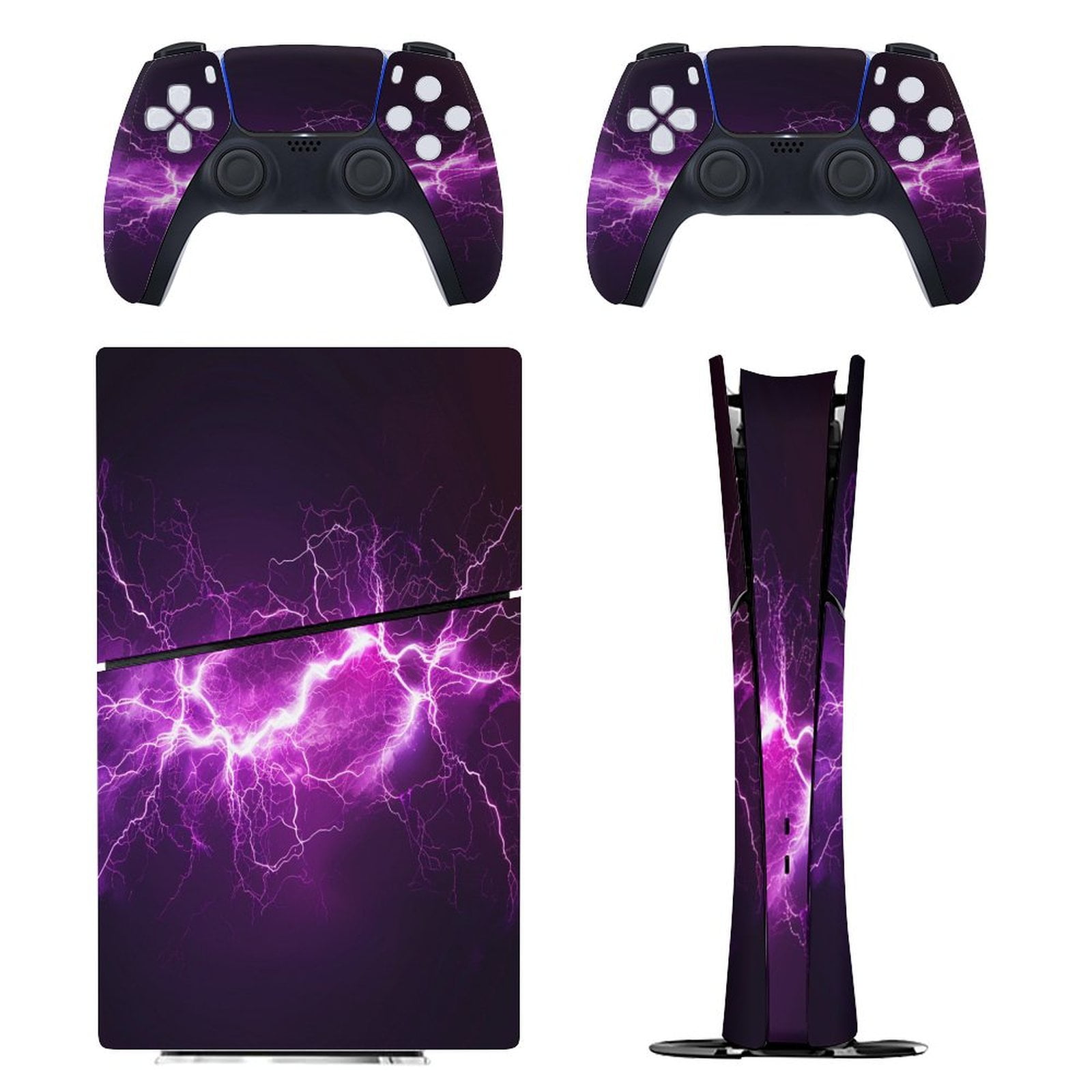 Lightning Colorful PS5/PS5 Pro/PS5 Slim Digital Disc Skin Sticker For ...