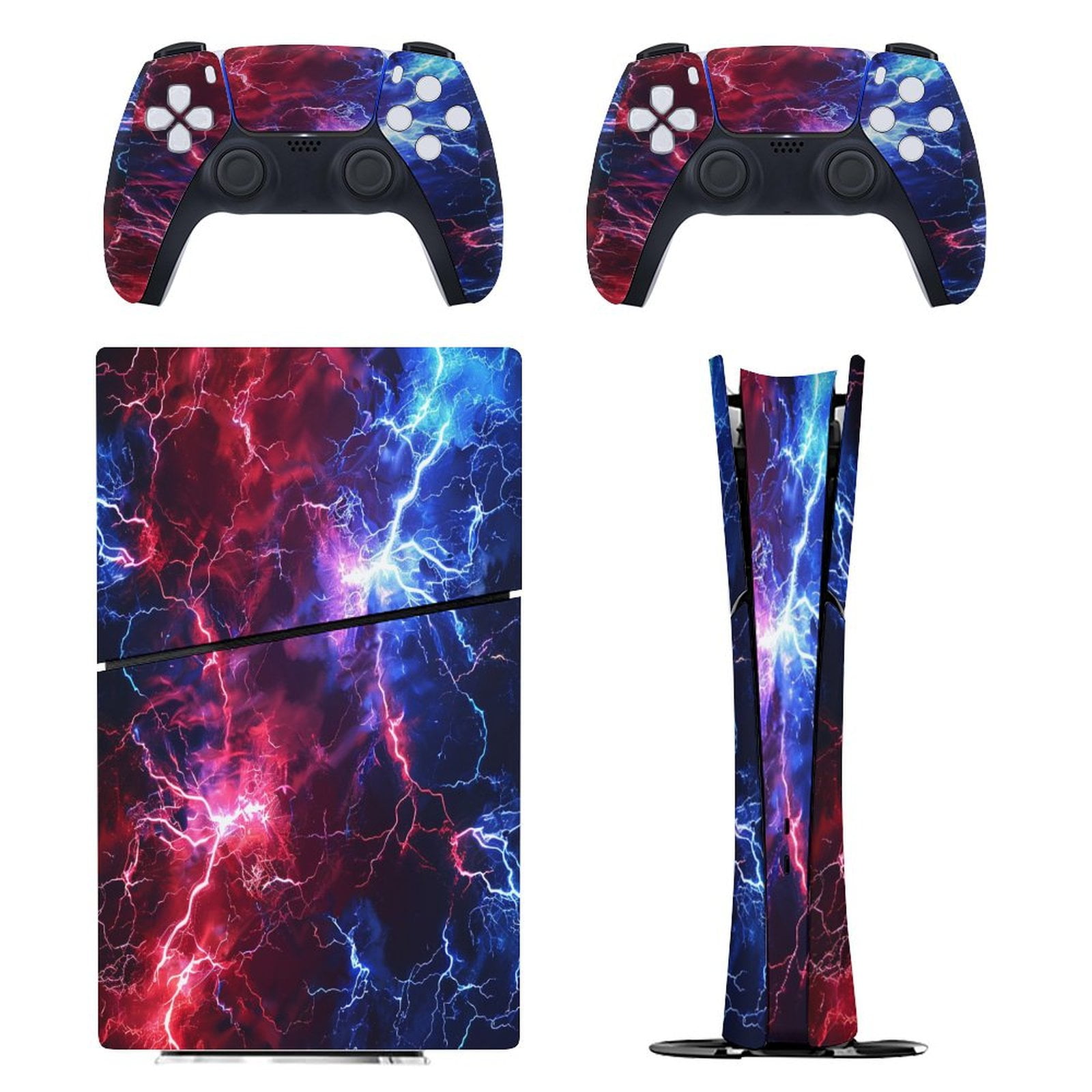 Lightning Colorful PS5/PS5 Pro/PS5 Slim Digital Disc Skin Sticker For ...