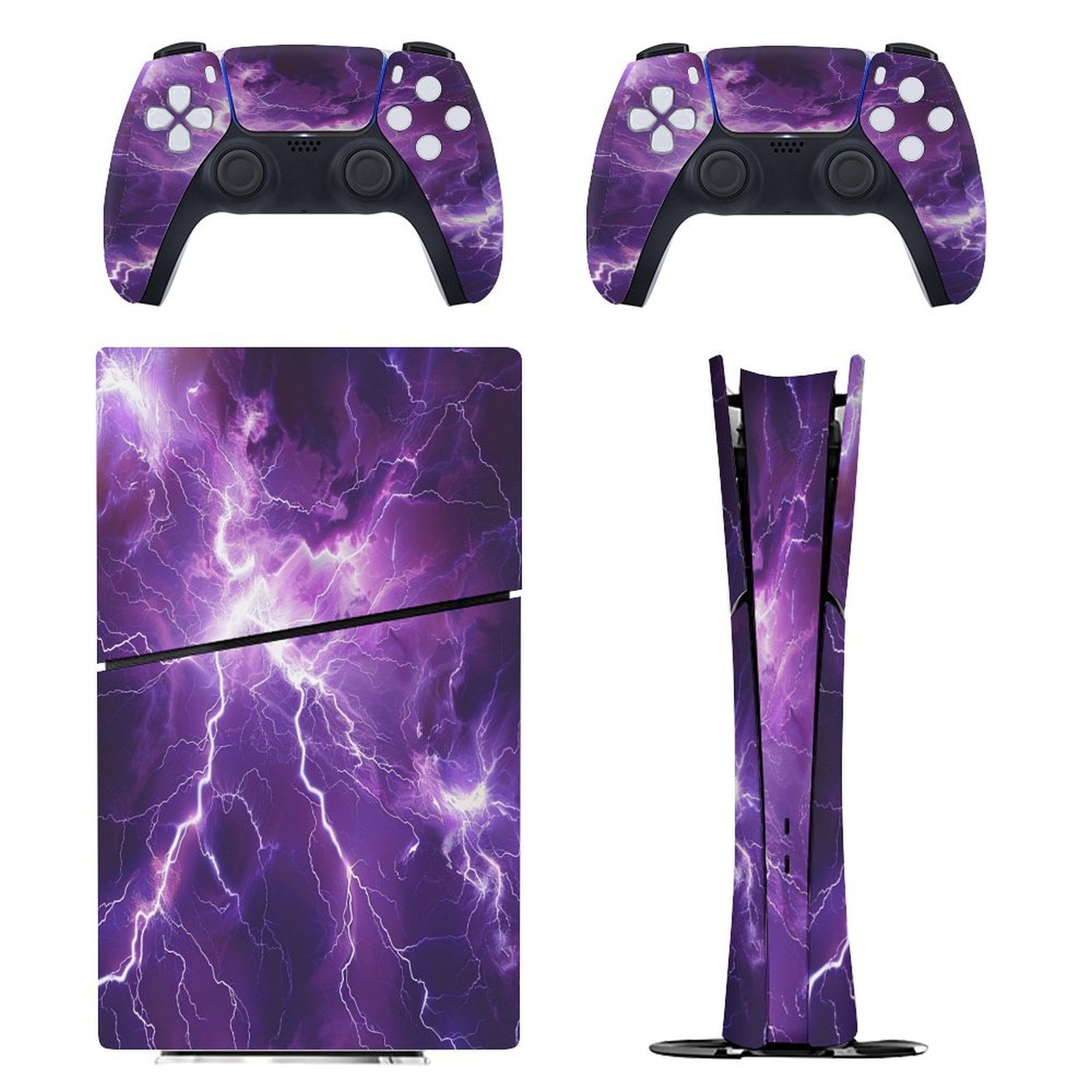 Lightning Colorful PS5/PS5 Pro/PS5 Slim Digital Disc Skin Sticker For ...