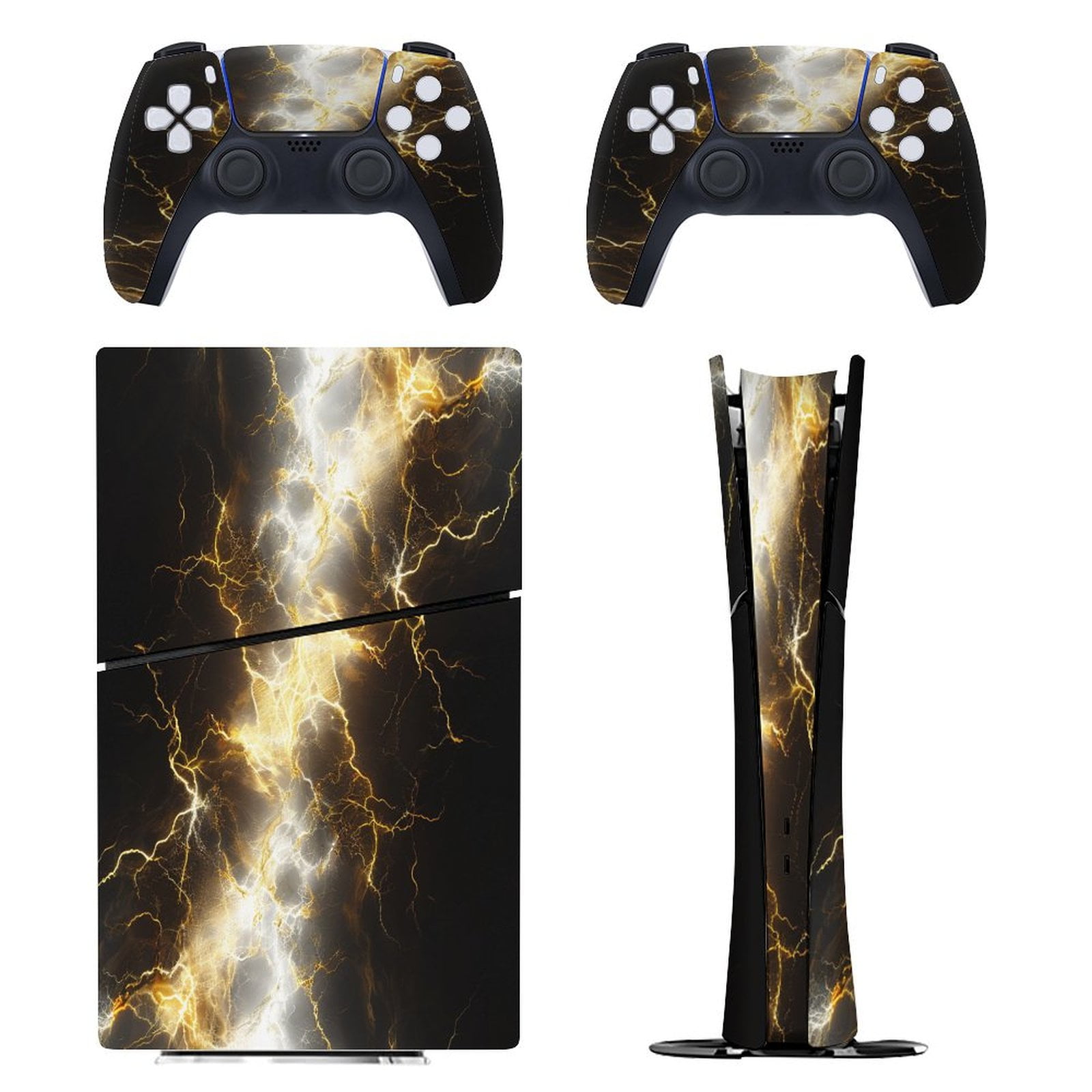 Lightning Colorful PS5/PS5 Pro/PS5 Slim Digital Disc Skin Sticker For ...