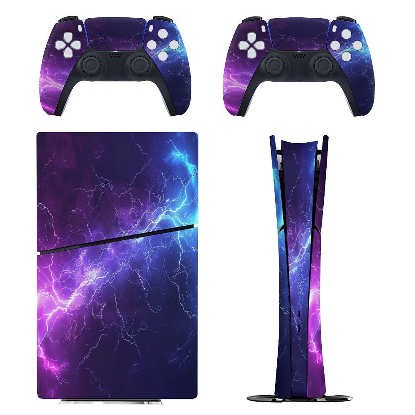 Lightning Colorful PS5/PS5 Pro/PS5 Slim Digital Disc Skin Sticker For ...