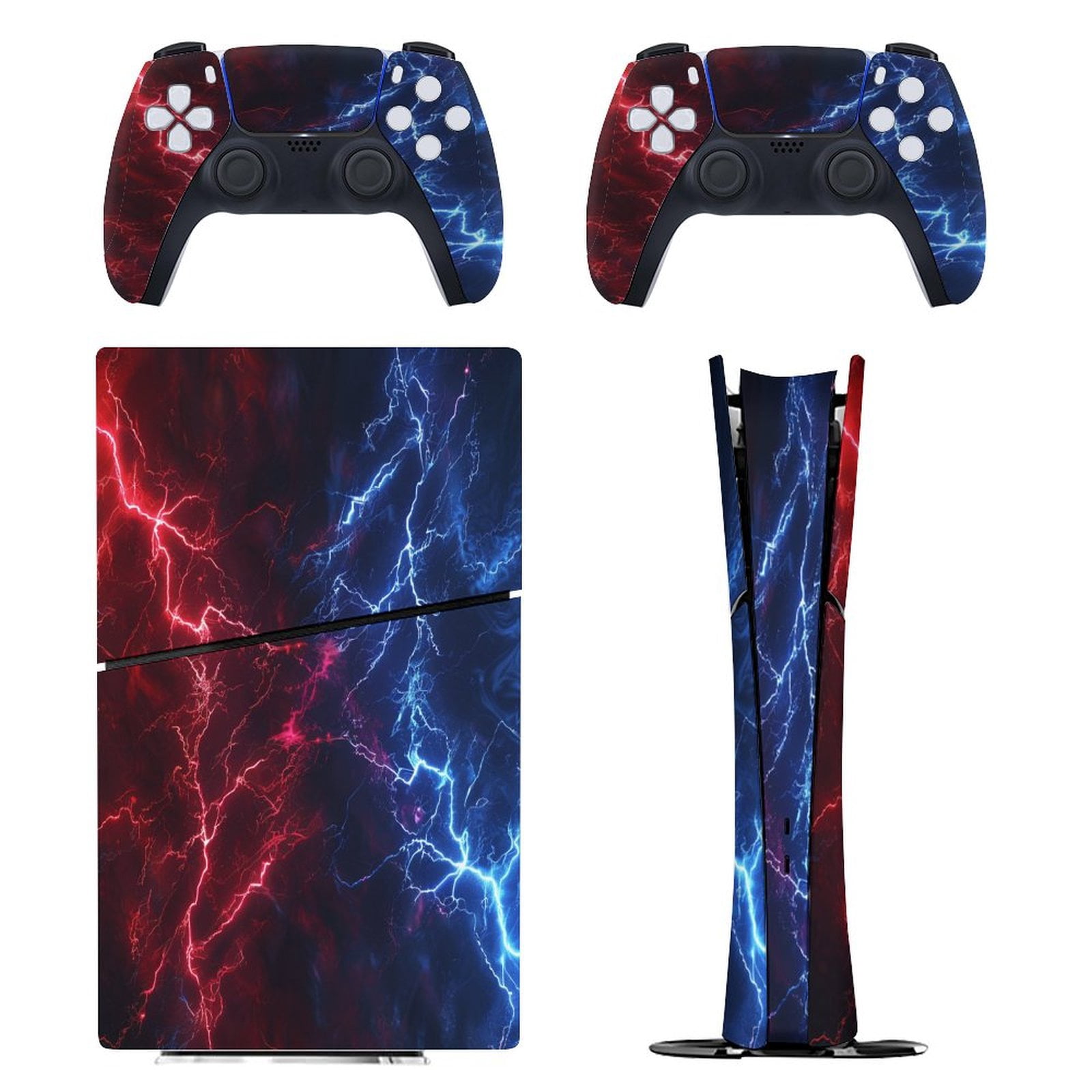 Lightning Colorful PS5/PS5 Pro/PS5 Slim Digital Disc Skin Sticker For ...