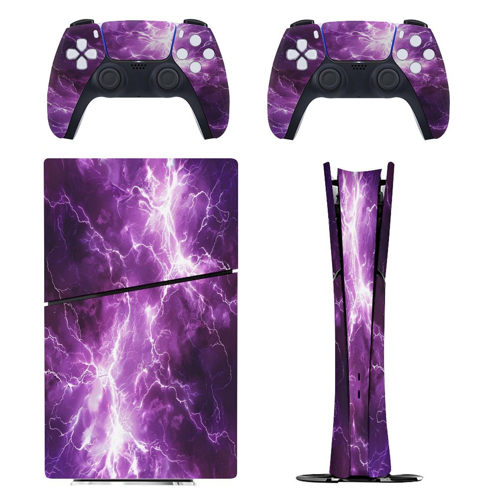 Lightning Colorful PS5/PS5 Pro/PS5 Slim Digital Disc Skin Sticker For ...