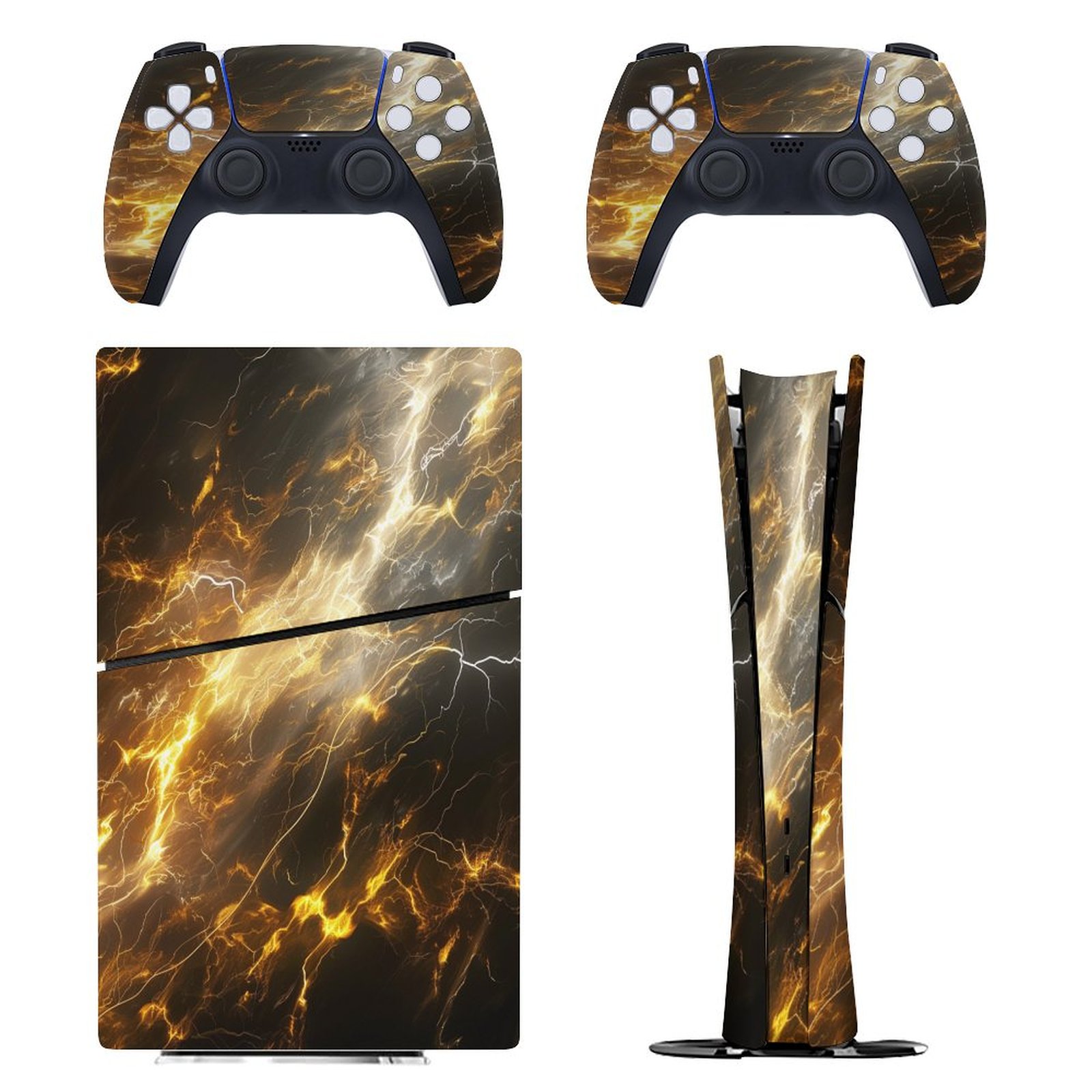 Lightning Colorful PS5/PS5 Pro/PS5 Slim Digital Disc Skin Sticker For ...