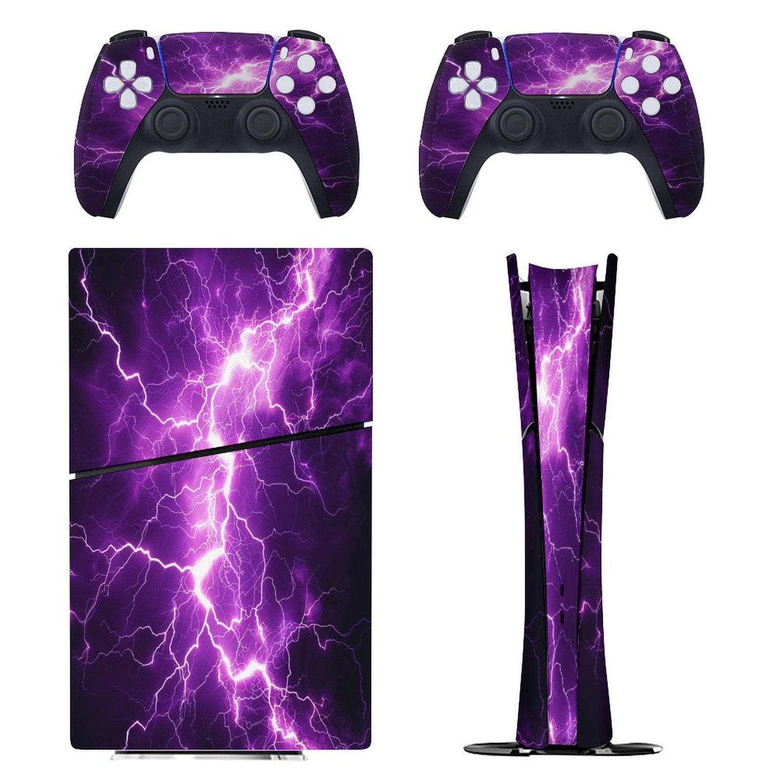 Lightning Colorful PS5/PS5 Pro/PS5 Slim Digital Disc Skin Sticker For ...