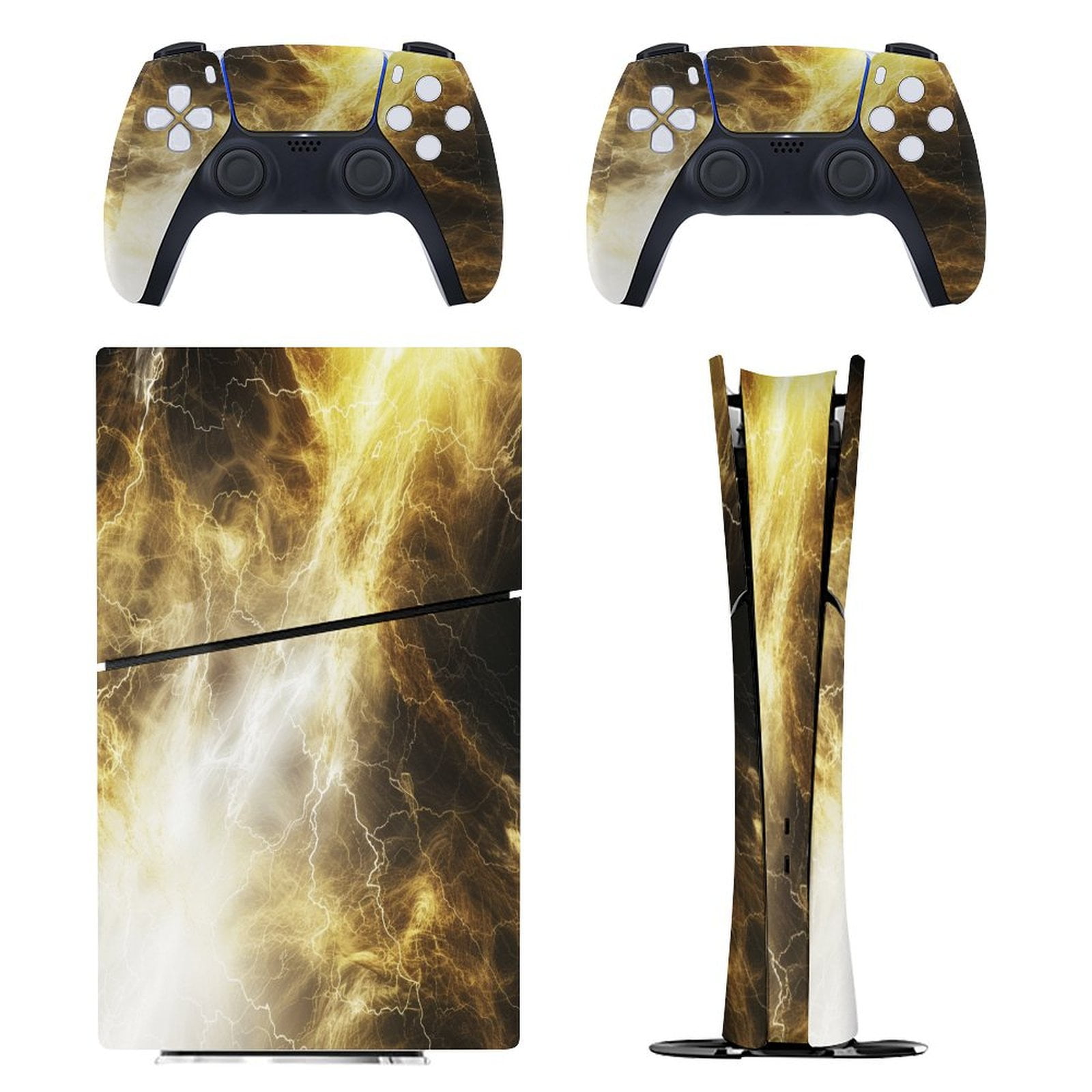Lightning Colorful PS5/PS5 Pro/PS5 Slim Digital Disc Skin Sticker For ...