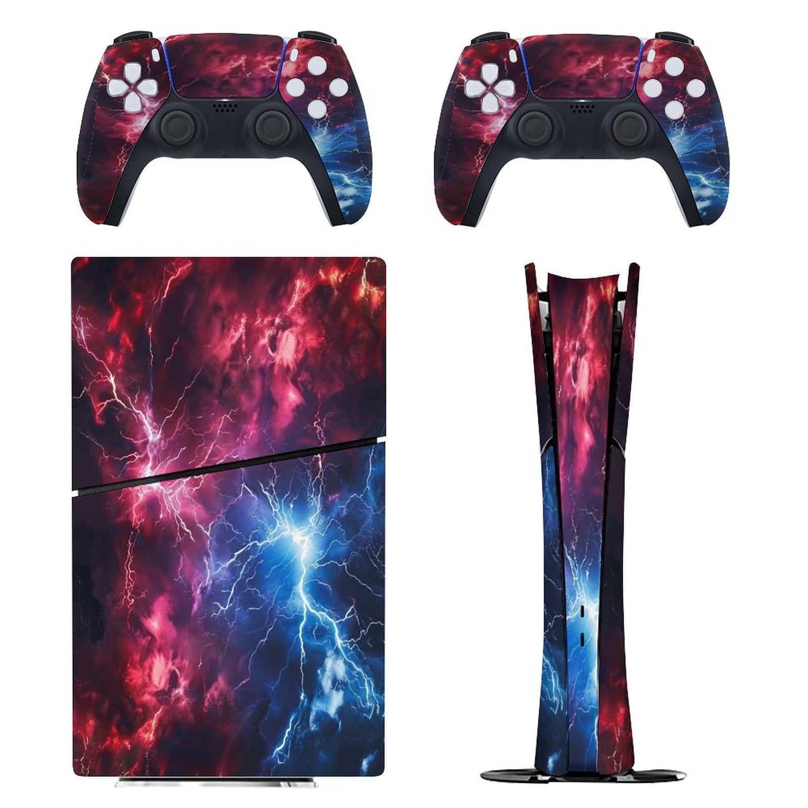Lightning Colorful PS5/PS5 Pro/PS5 Slim Digital Disc Skin Sticker For ...