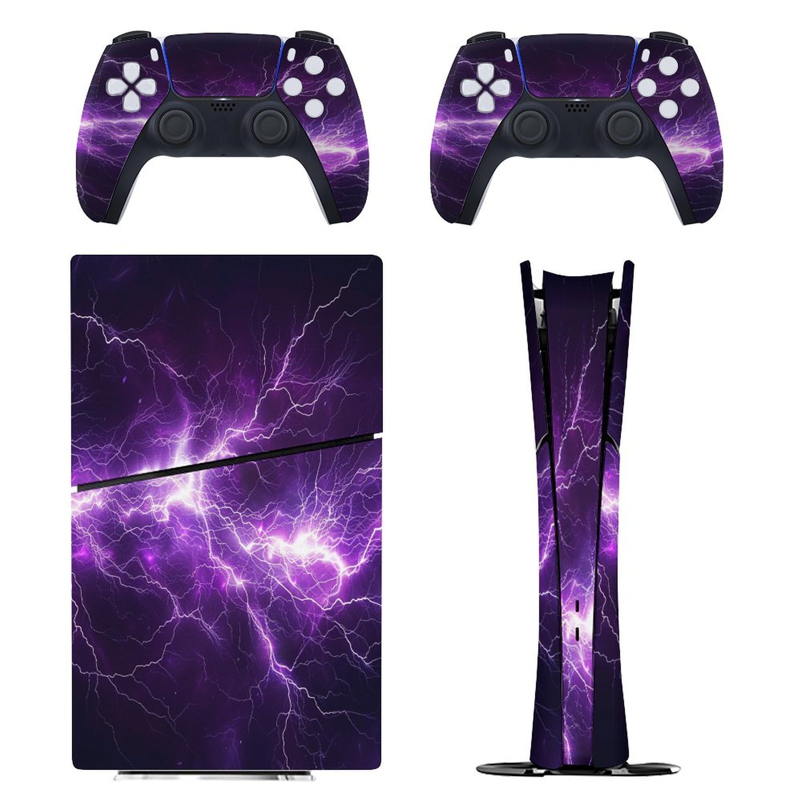 Lightning Colorful PS5/PS5 Pro/PS5 Slim Digital Disc Skin Sticker For ...