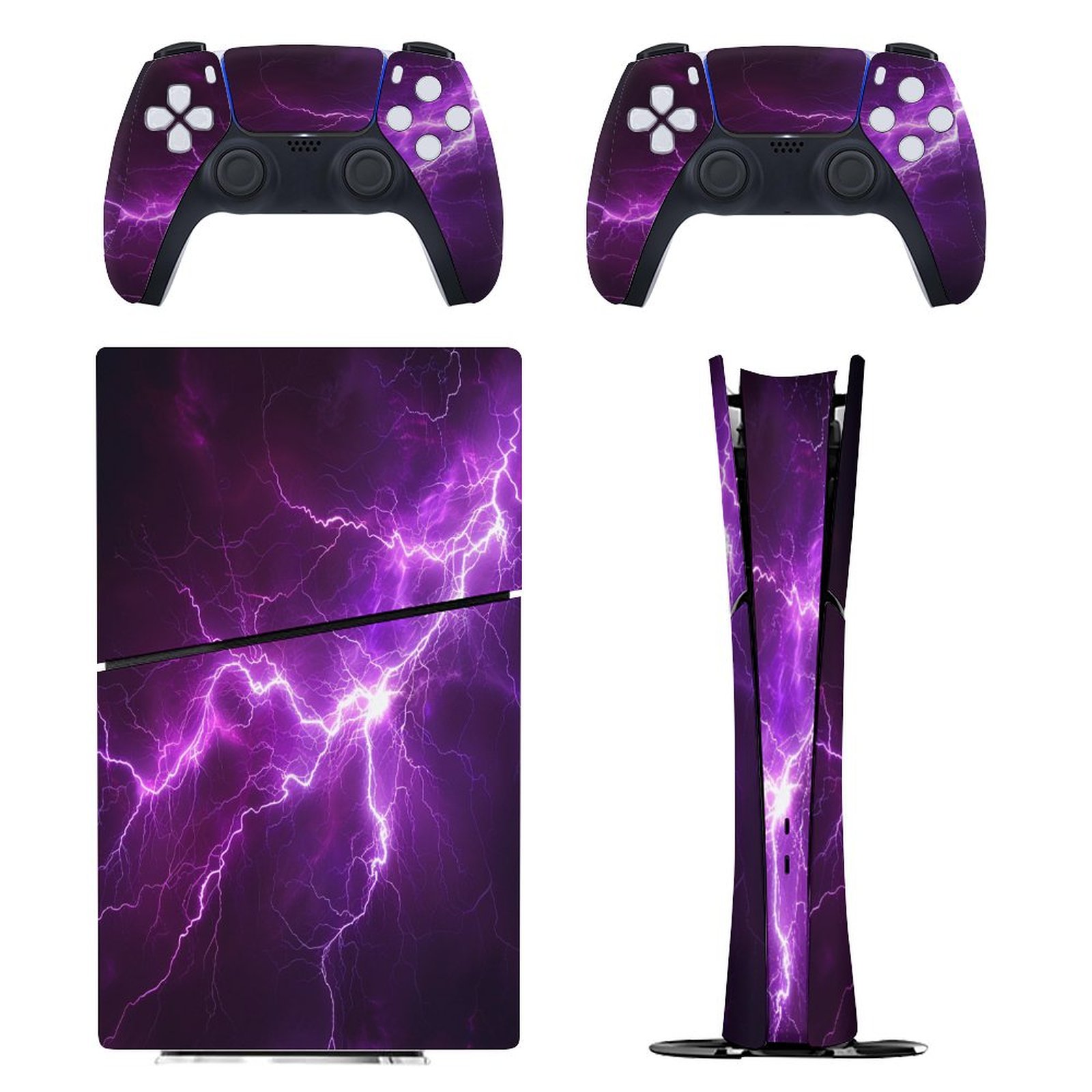 Lightning Colorful PS5/PS5 Pro/PS5 Slim Digital Disc Skin Sticker For ...