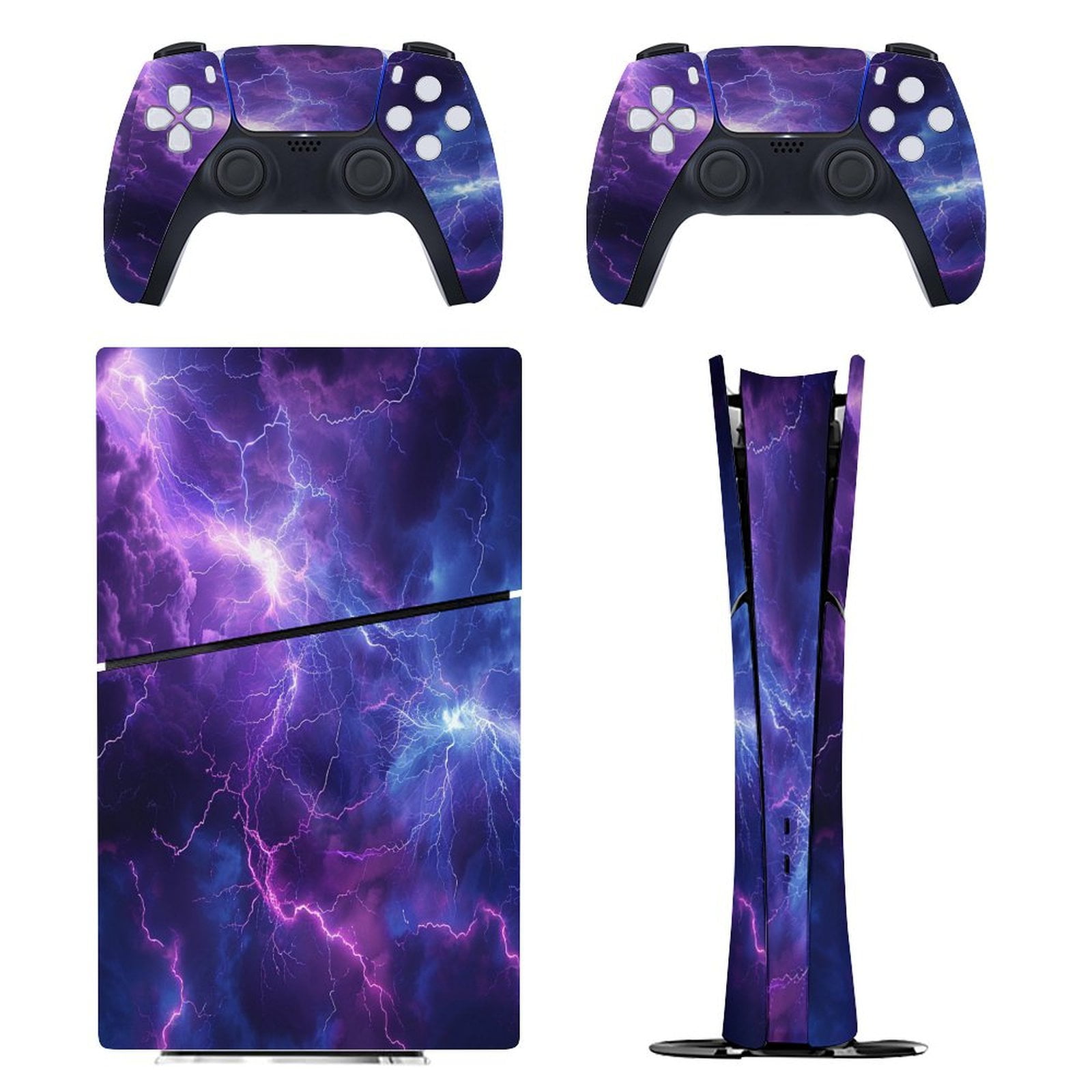Lightning Colorful PS5/PS5 Pro/PS5 Slim Digital Disc Skin Sticker For ...