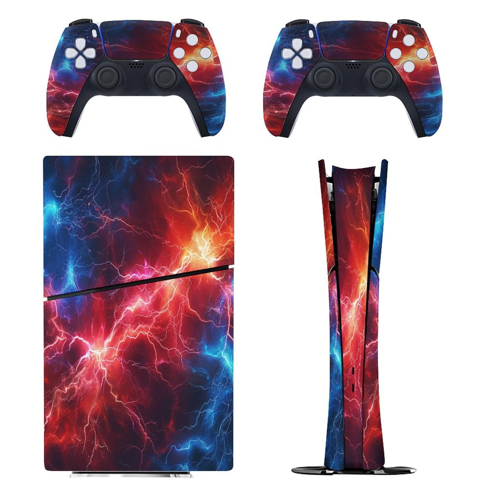 Lightning Colorful PS5/PS5 Pro/PS5 Slim Digital Disc Skin Sticker For ...