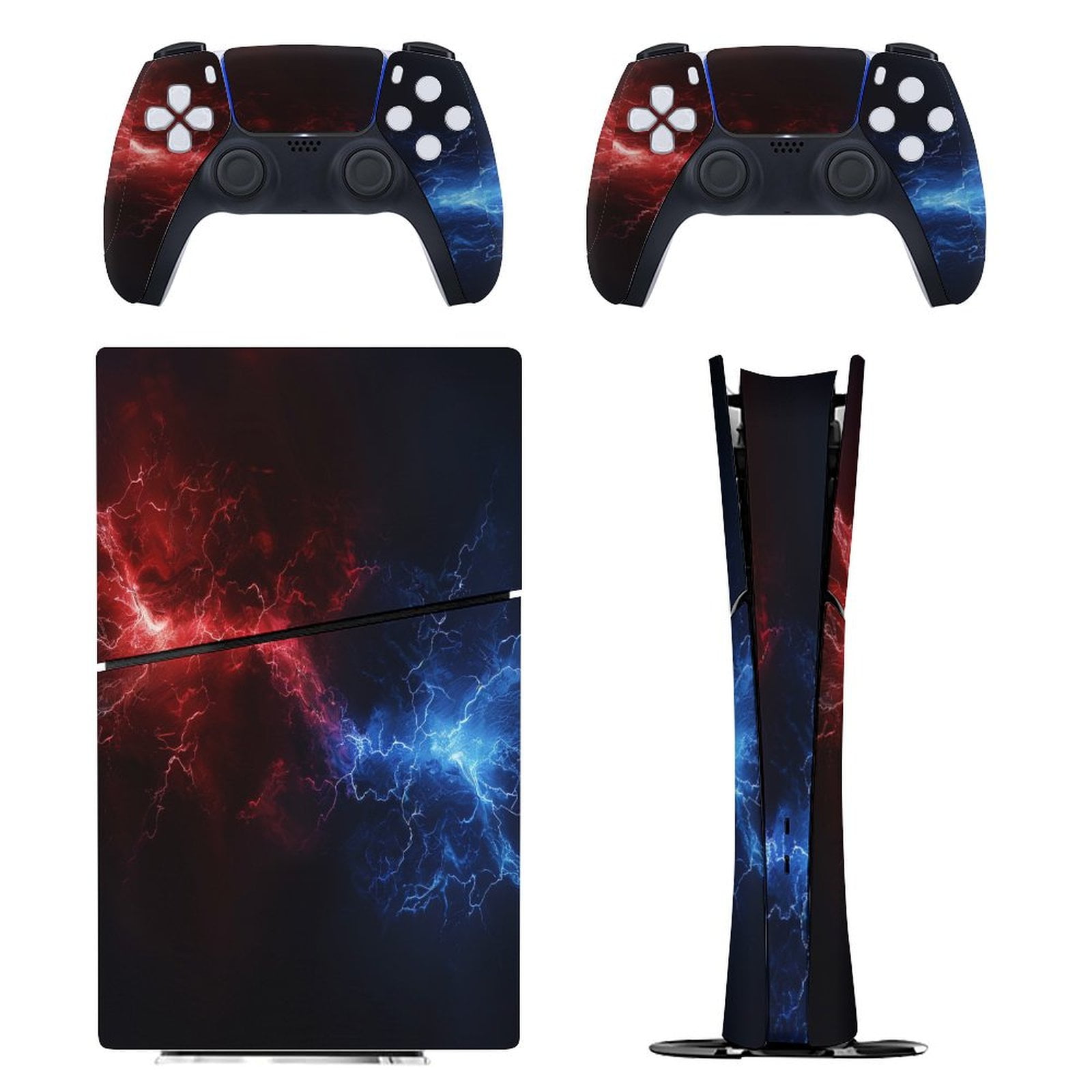 Lightning Colorful PS5/PS5 Pro/PS5 Slim Digital Disc Skin Sticker For ...