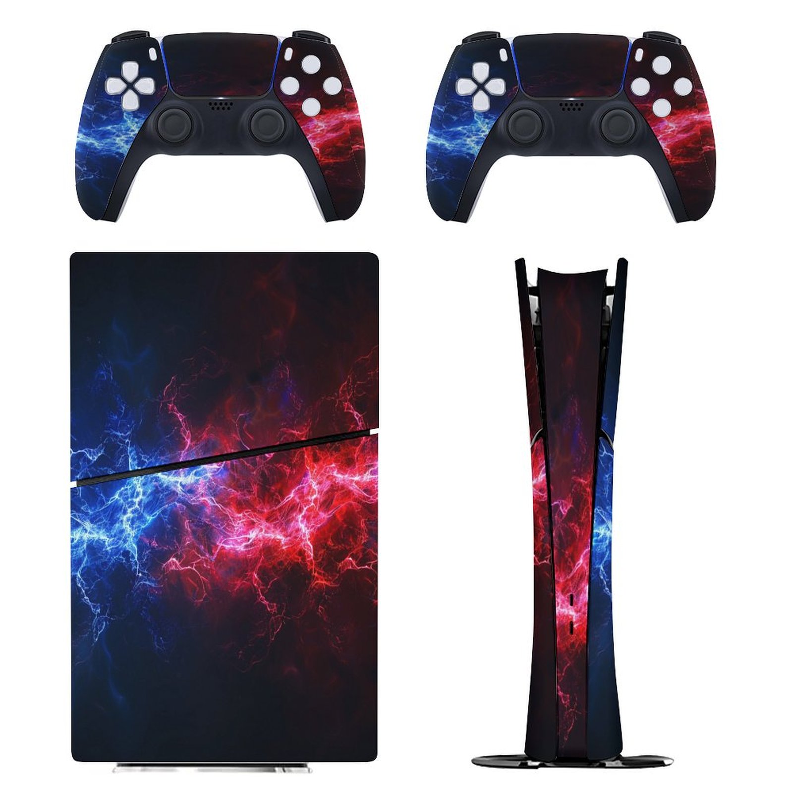 Lightning Colorful PS5/PS5 Pro/PS5 Slim Digital Disc Skin Sticker For ...