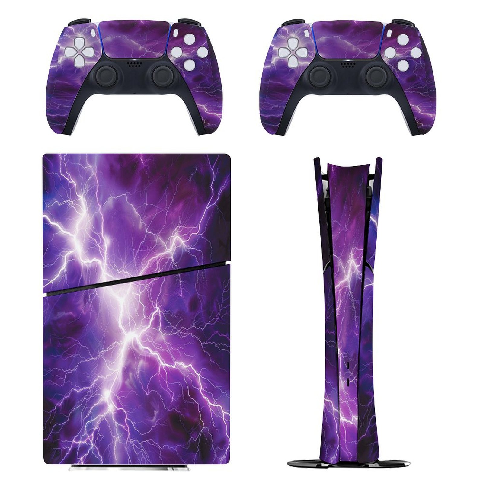 Lightning Colorful PS5/PS5 Pro/PS5 Slim Digital Disc Skin Sticker For ...