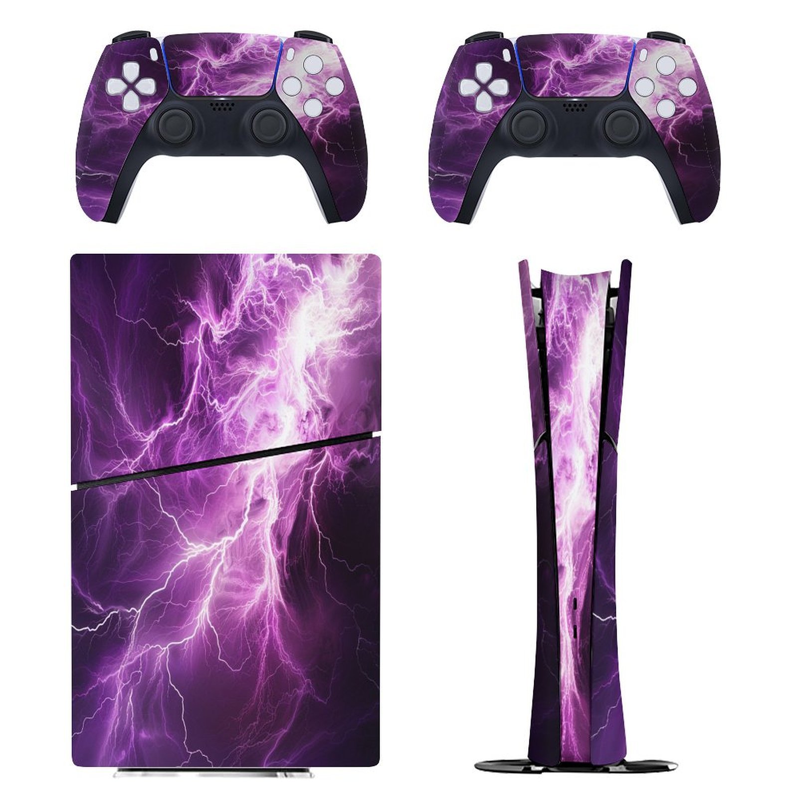 Lightning Colorful PS5/PS5 Pro/PS5 Slim Digital Disc Skin Sticker For ...