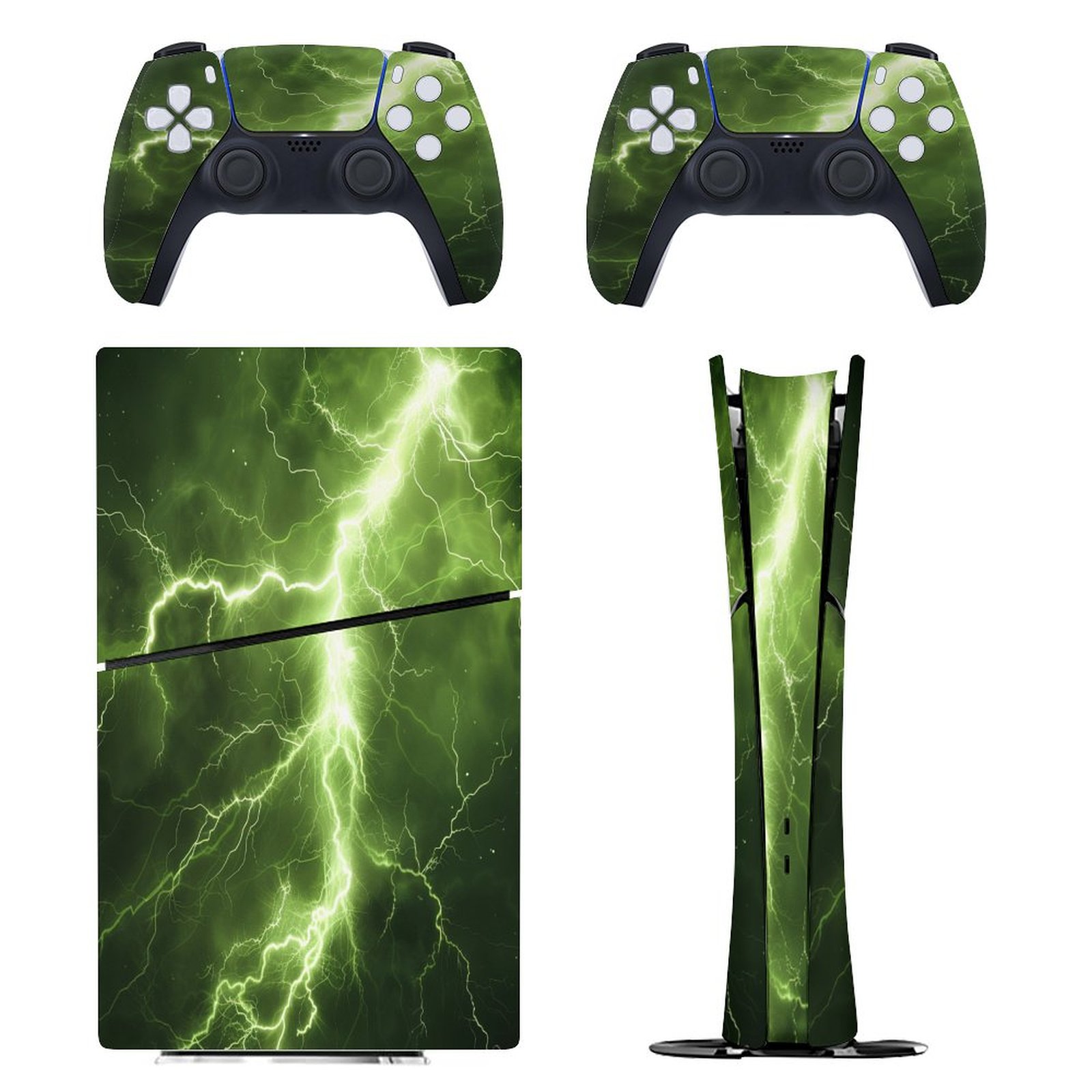 Lightning Colorful PS5/PS5 Pro/PS5 Slim Digital Disc Skin Sticker For ...