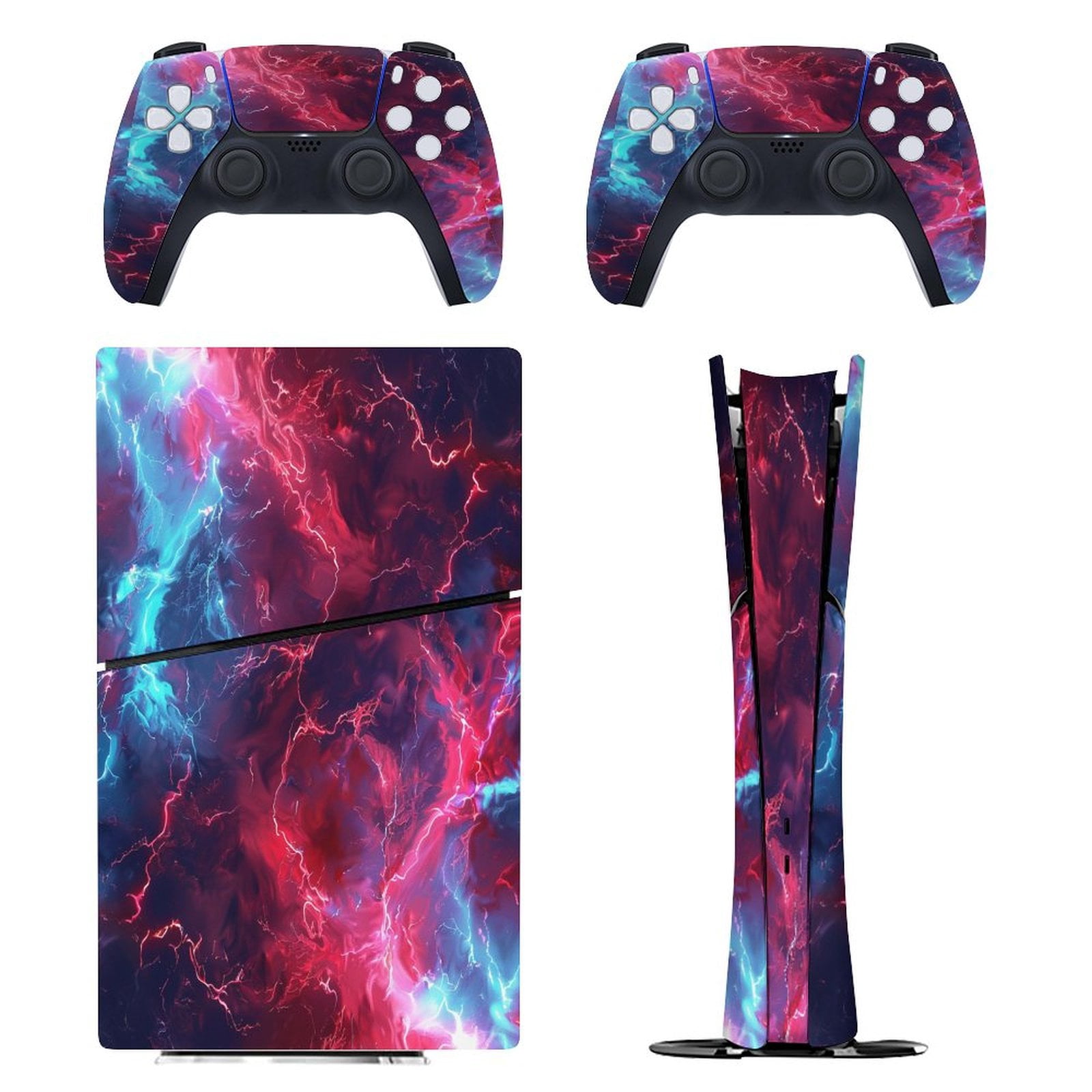 Lightning Colorful PS5/PS5 Pro/PS5 Slim Digital Disc Skin Sticker For ...