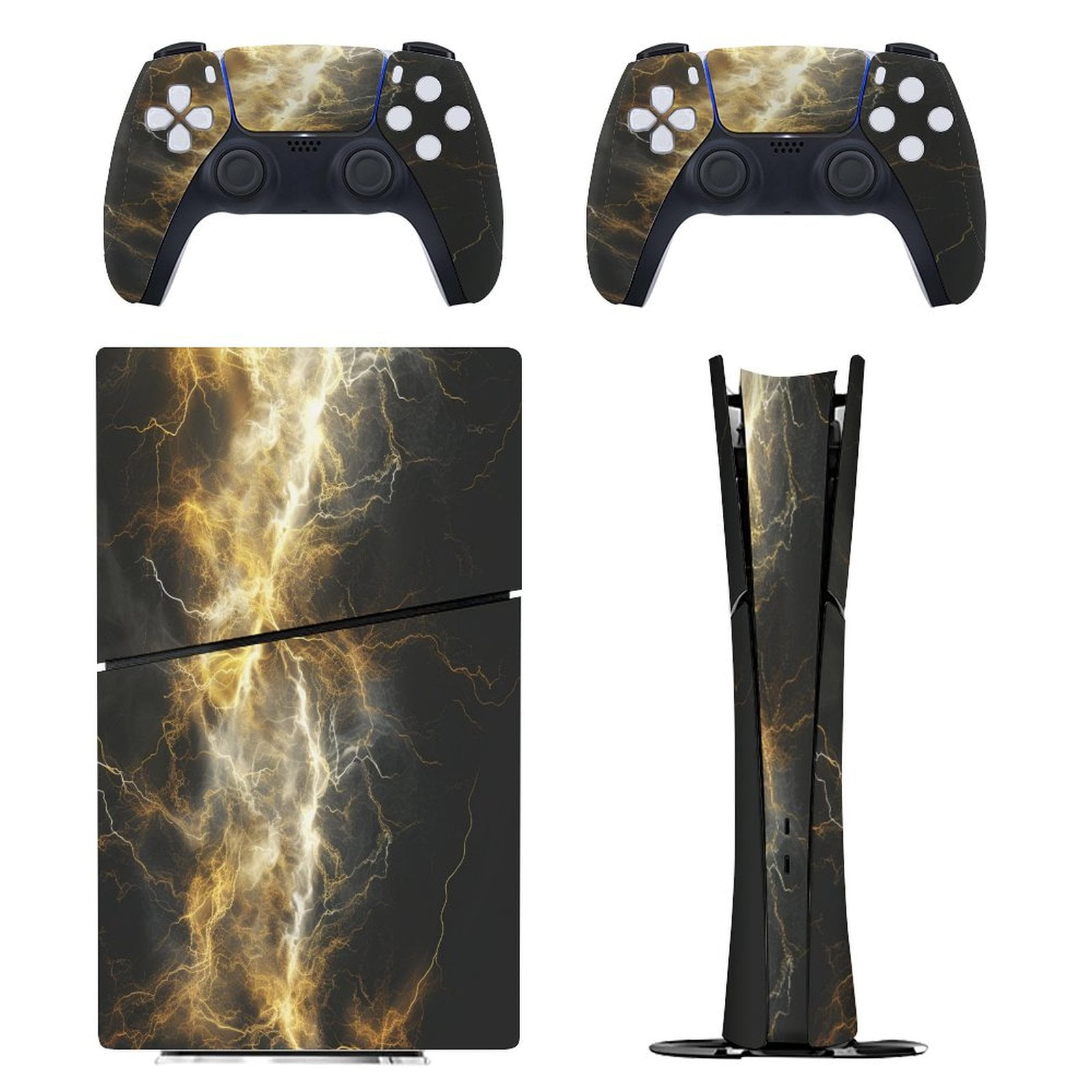 Lightning Colorful PS5/PS5 Pro/PS5 Slim Digital Disc Skin Sticker For ...