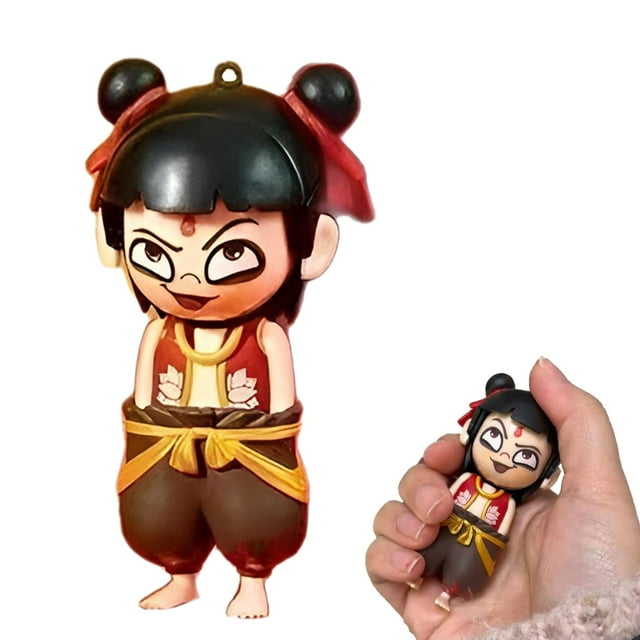 Lightning Deals! DomFun Nezha Movie Inspired Interactive Toy Doll - Fun ...