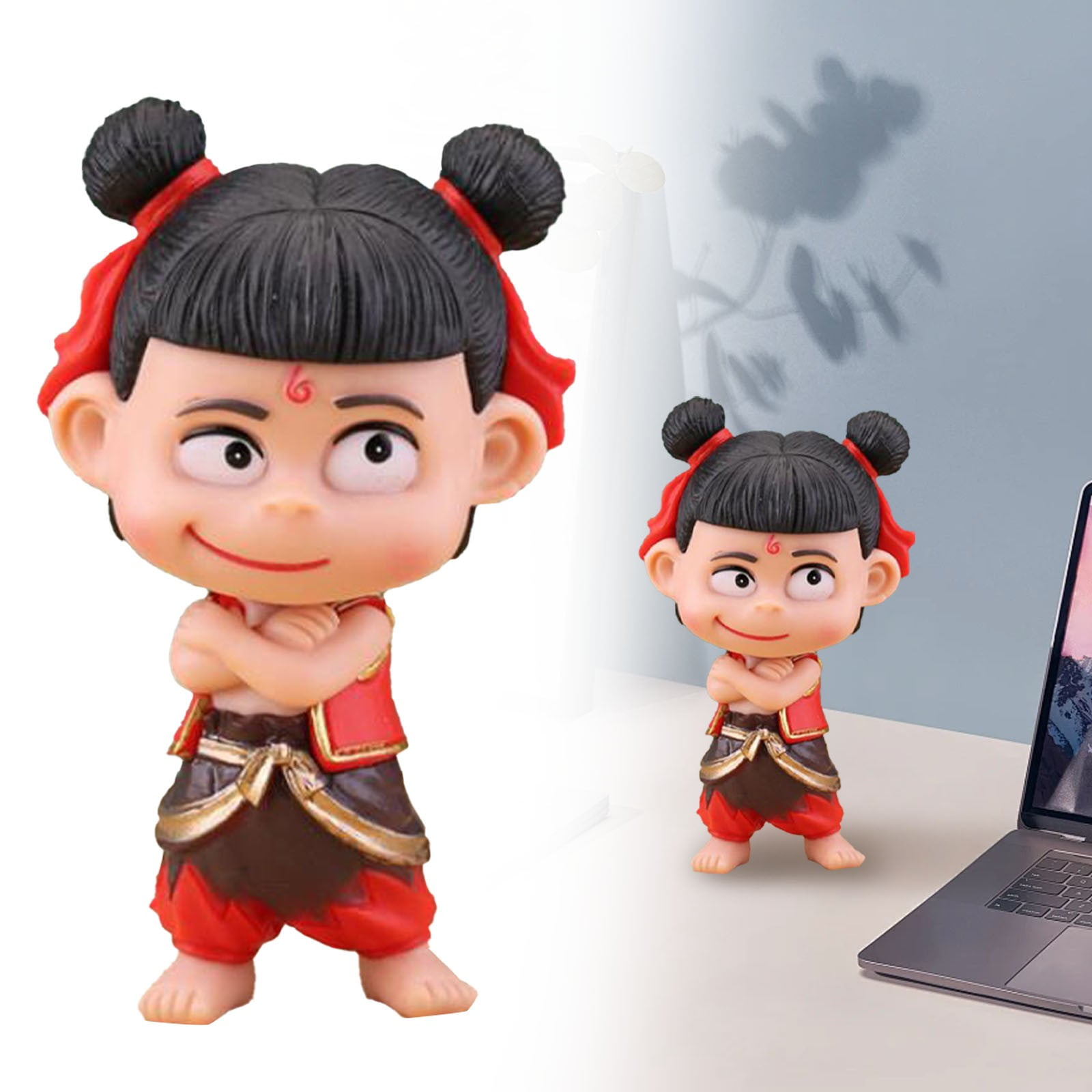 Lightning Deals! DomFun Nezha,Nezha Figure, Adorable Nezha Decorative ...