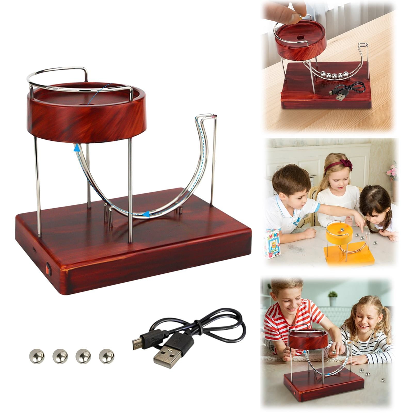 Lightning Deals! DomFun Perpetual Motion Machine,Pendulum Wave, Energy ...