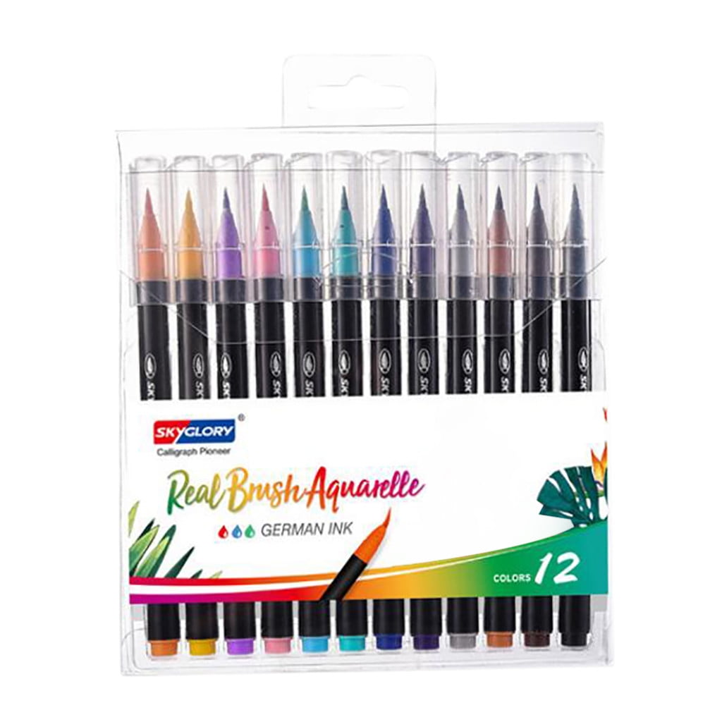 Lightning Deals Hand Painted Pen Set Marker Drawing Watercolor Writing ...