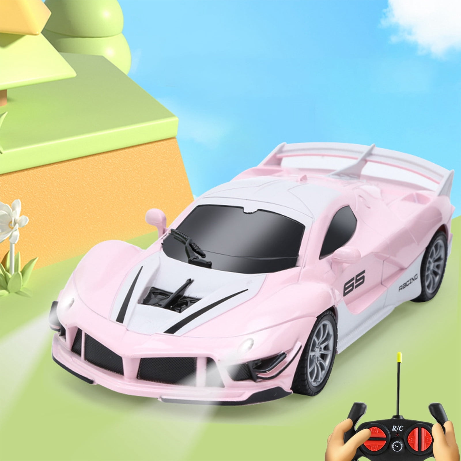 Lightning Deals Remote Control Car, Pink RC Cars for Girls ...