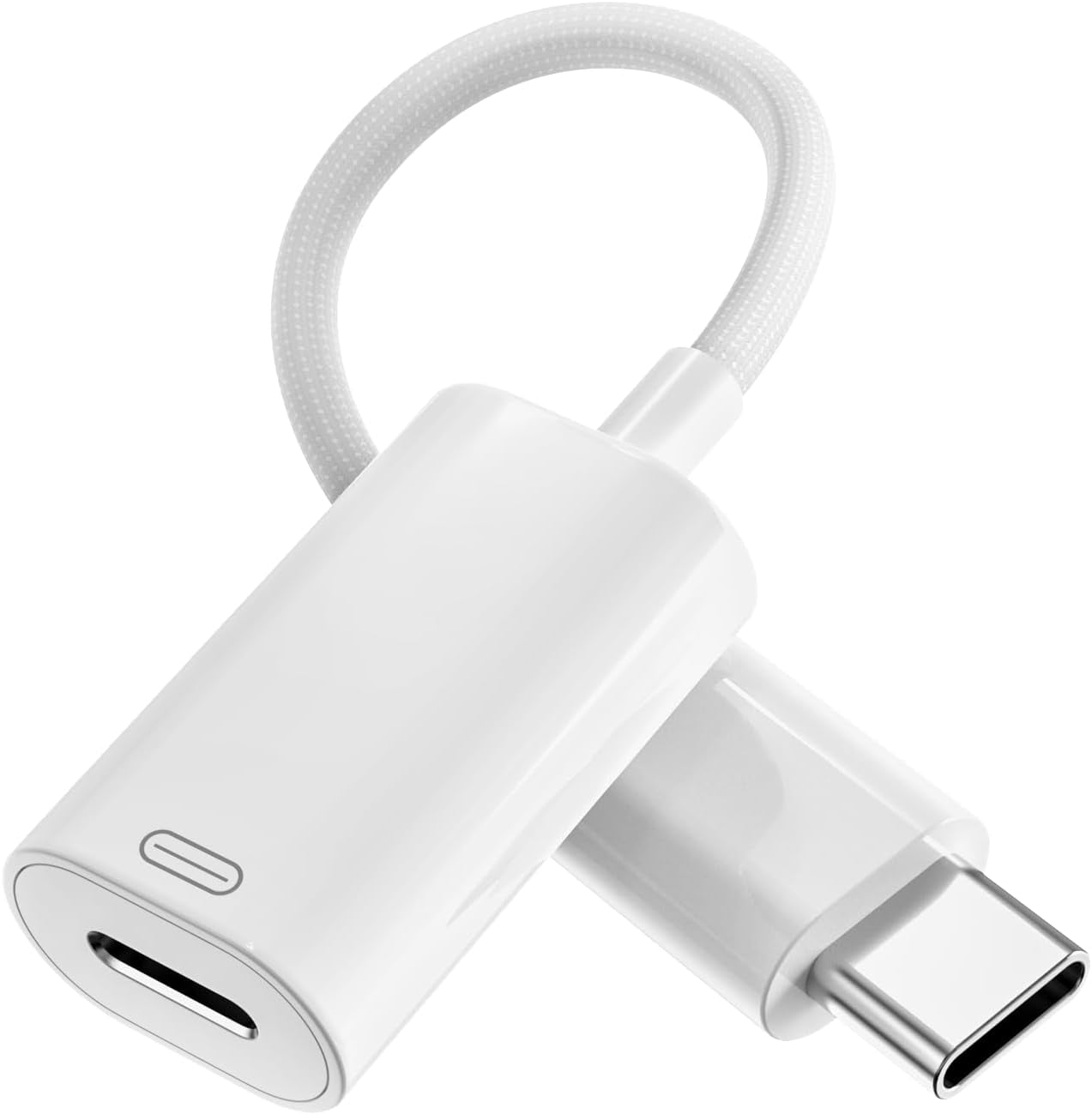 Lightning Female to USB-C Adapter iPhone 15, [Apple MFi Certified] USB ...