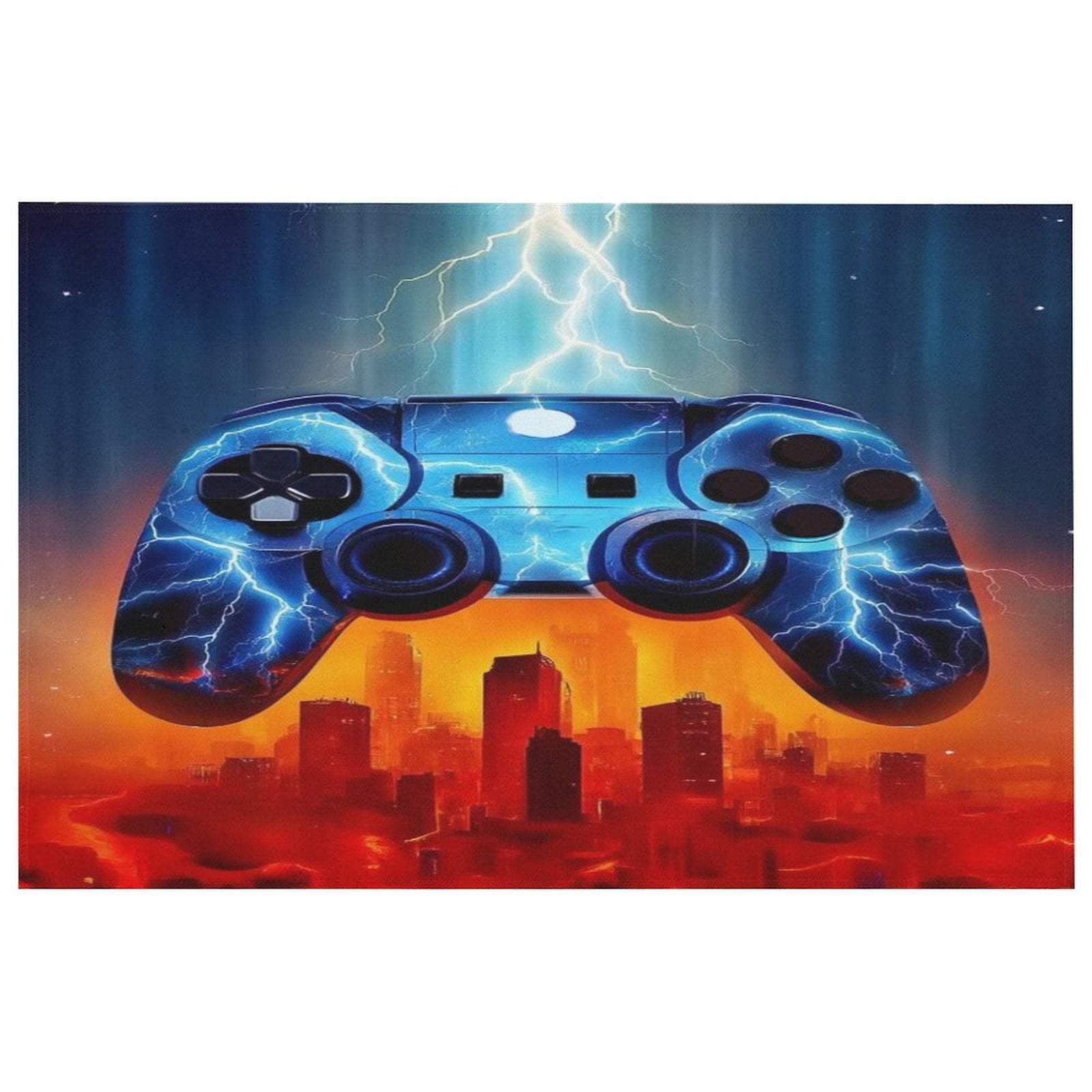Lightning Gaming Controller Adult Home Decor Bedroom Living Room ...