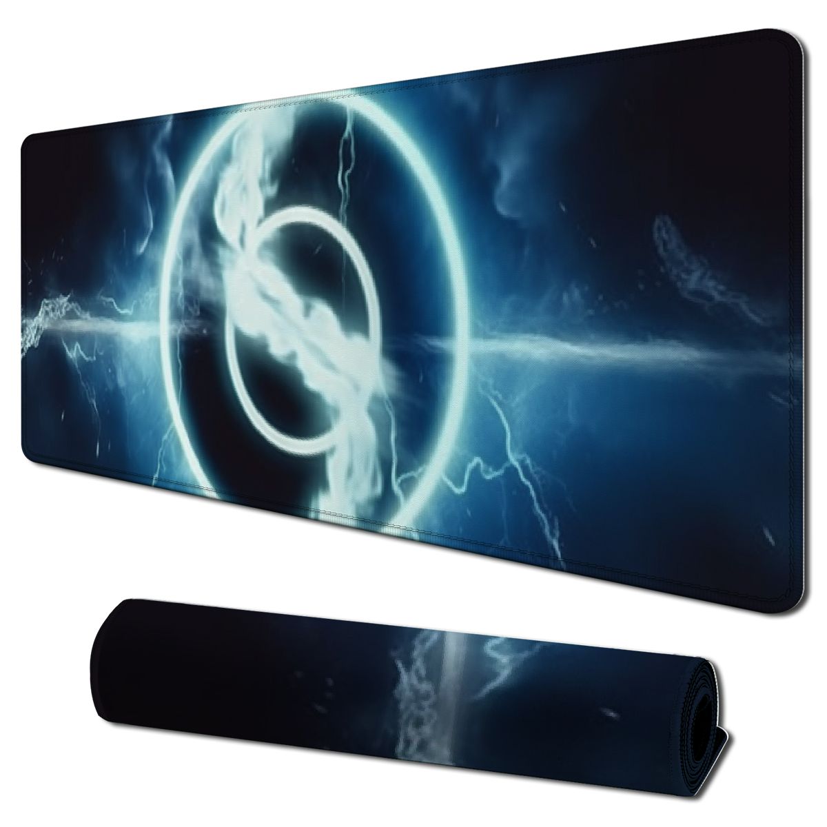 Lightning Gaming Mouse Pad Large Mousepad Extended Computer Keyboard ...