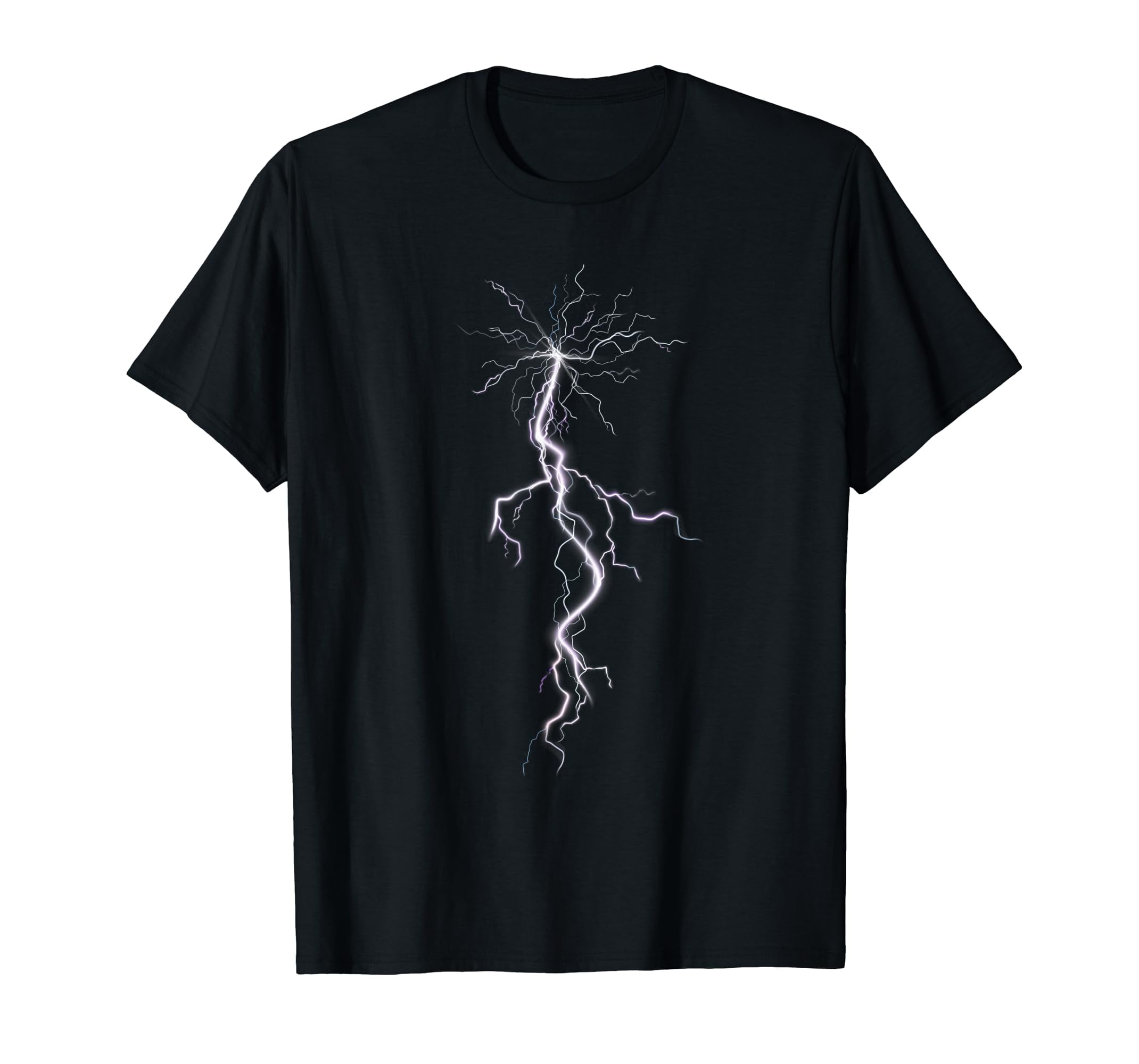 Lightning Gift Idea I Lightning Storms I Lightning Bolt Black T-Shirt ...