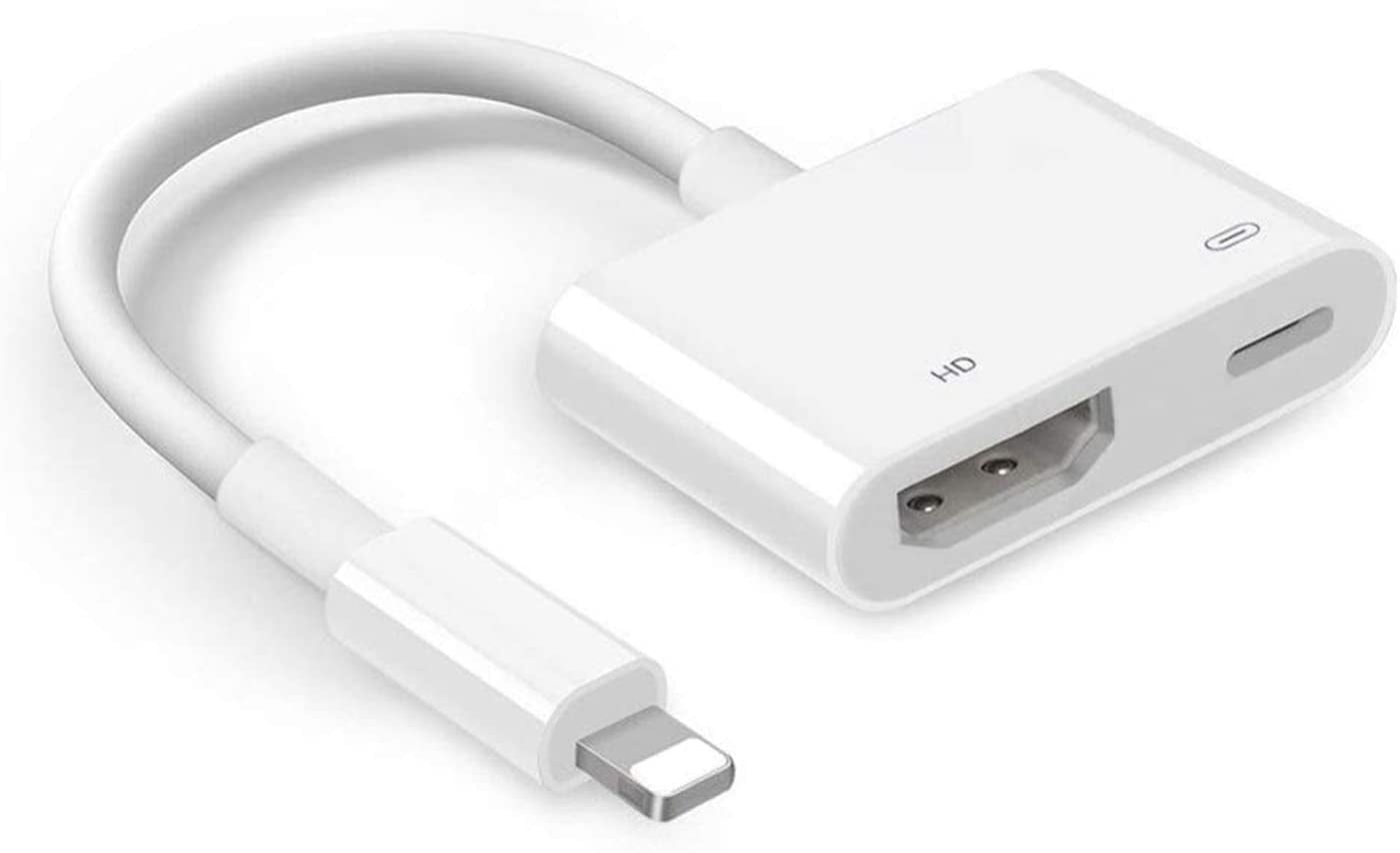 Lightning to HDMI Adapter,1080P Lightning to Digital AV Adapter for ...