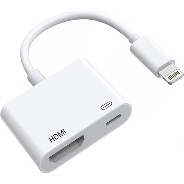 Lightning to HDMI Cable,Digital AV Adapter,1080P Video & Audio Sync ...
