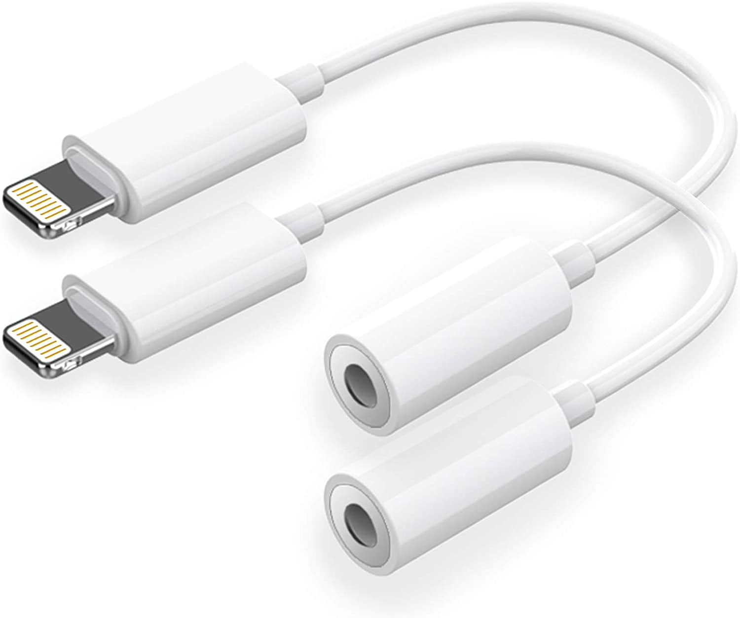 Lightning to Headphone Jack Adapter Dongle [ MFi Certified ] Earbuds ...