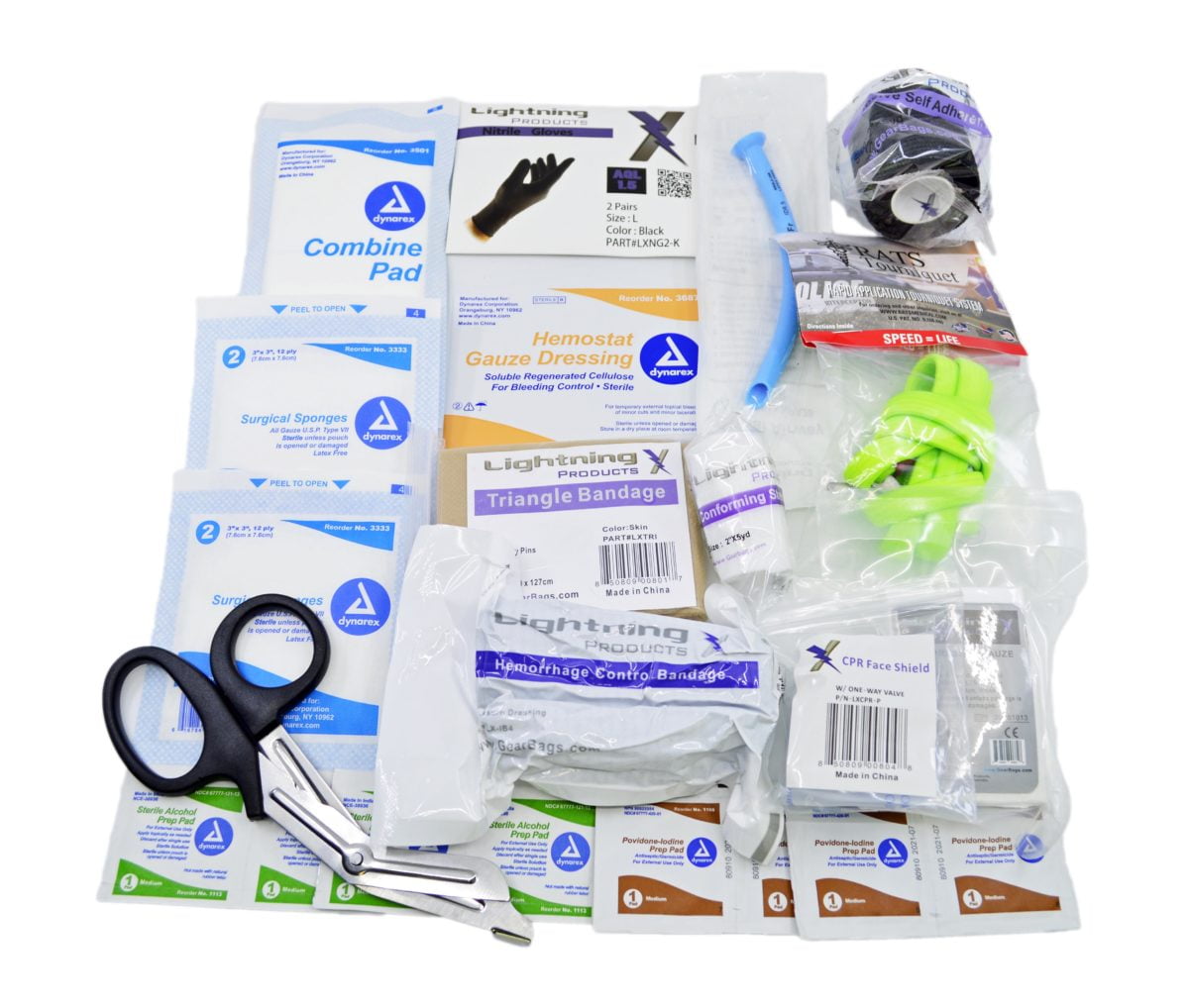 Lightning IFAK Gunshot/Bleeding Control Kit LXSMK-J - Walmart.com