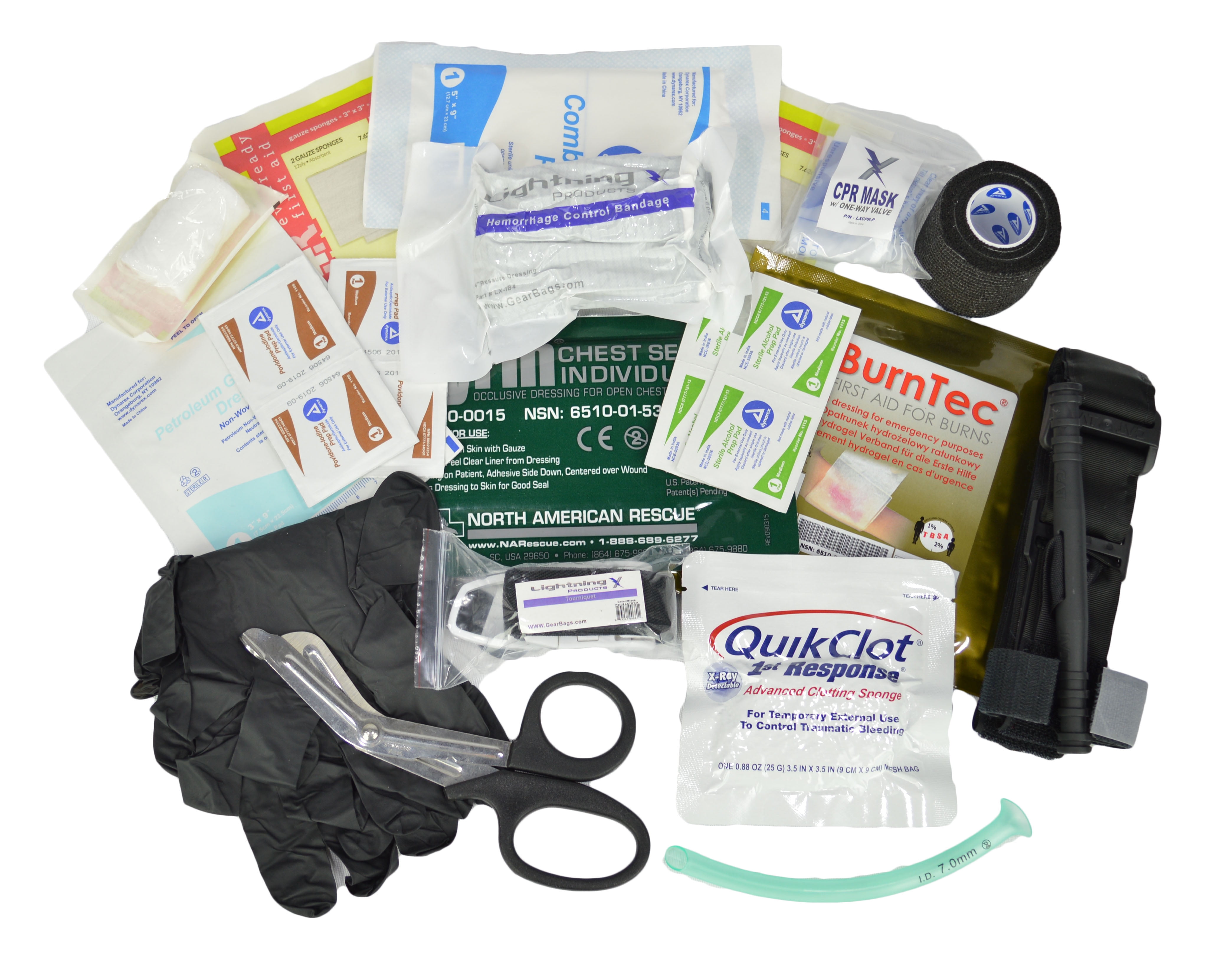 Lightning IFAK Gunshot/Bleeding Control Kit LXSMK-P - Walmart.com