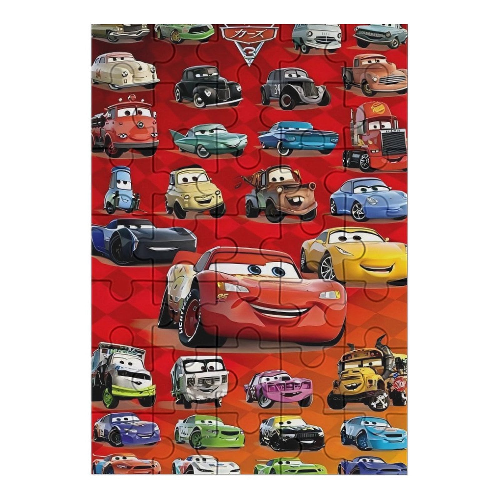 Lightning McQu-een Christmas Jigsaw Puzzles Interlocking puzzles for ...
