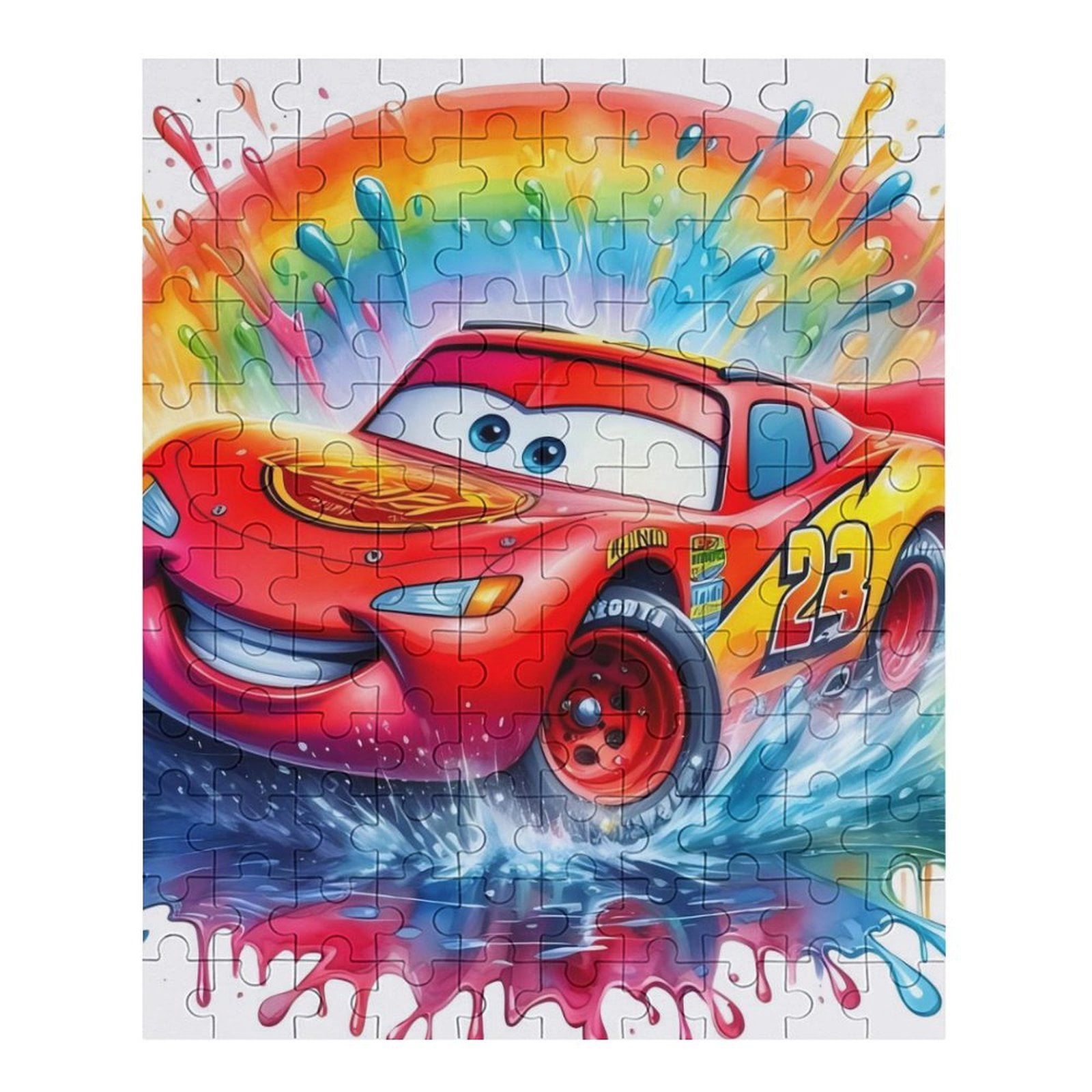 Lightning McQueen Anime Puzzles for Kids Interactive Brain Teasers for ...