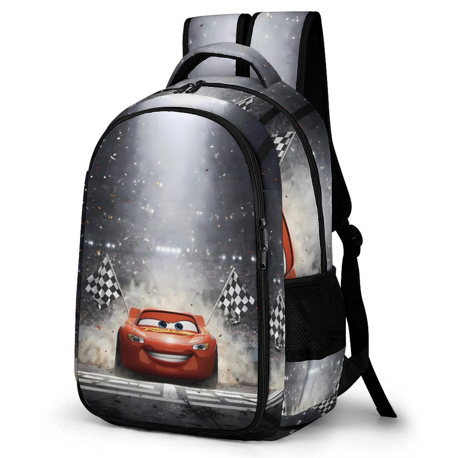 Lightning-McQueen Backpack, Lightweight Dual Zippers School Backpacks ...