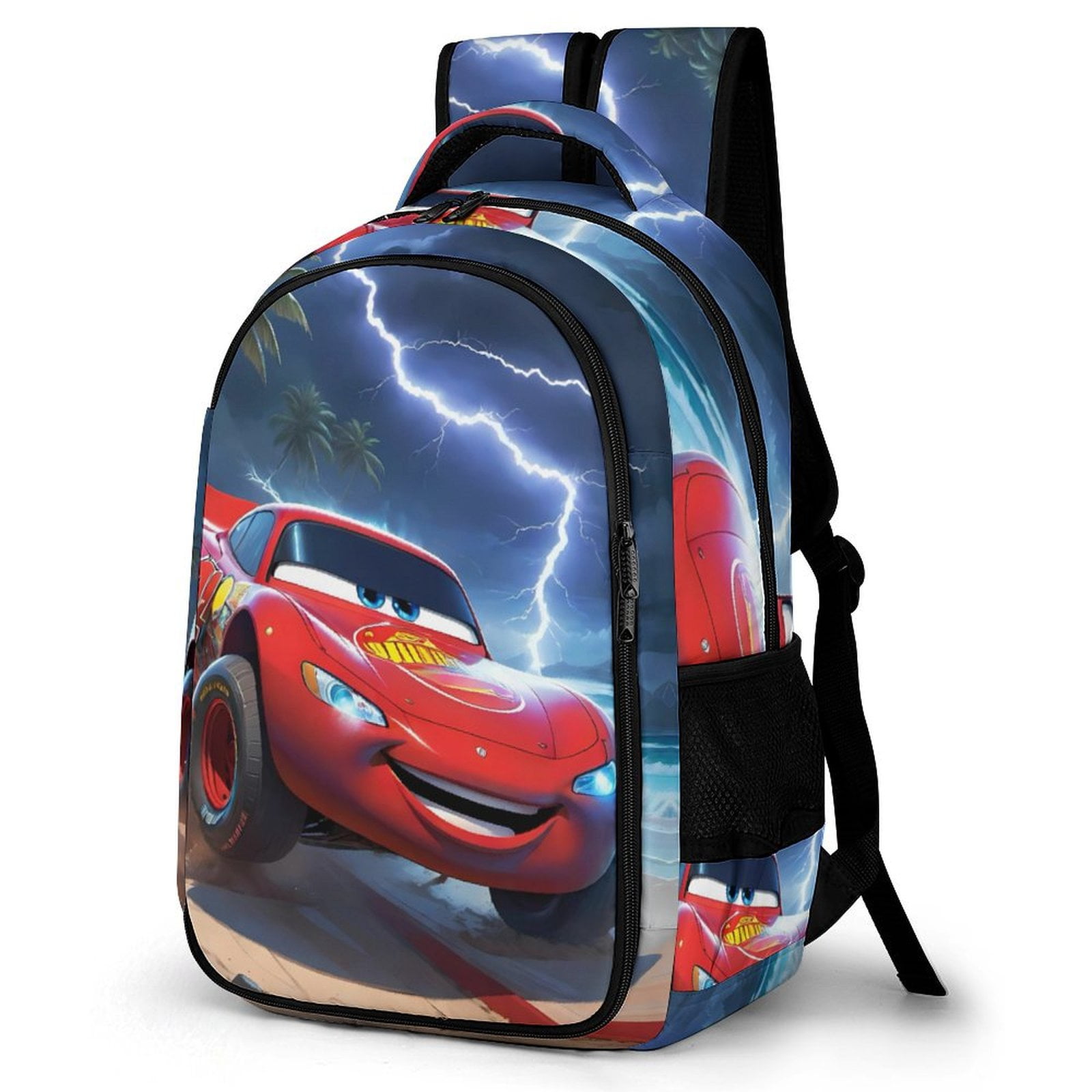 Lightning-McQueen Backpack, Lightweight Dual Zippers School Backpacks ...